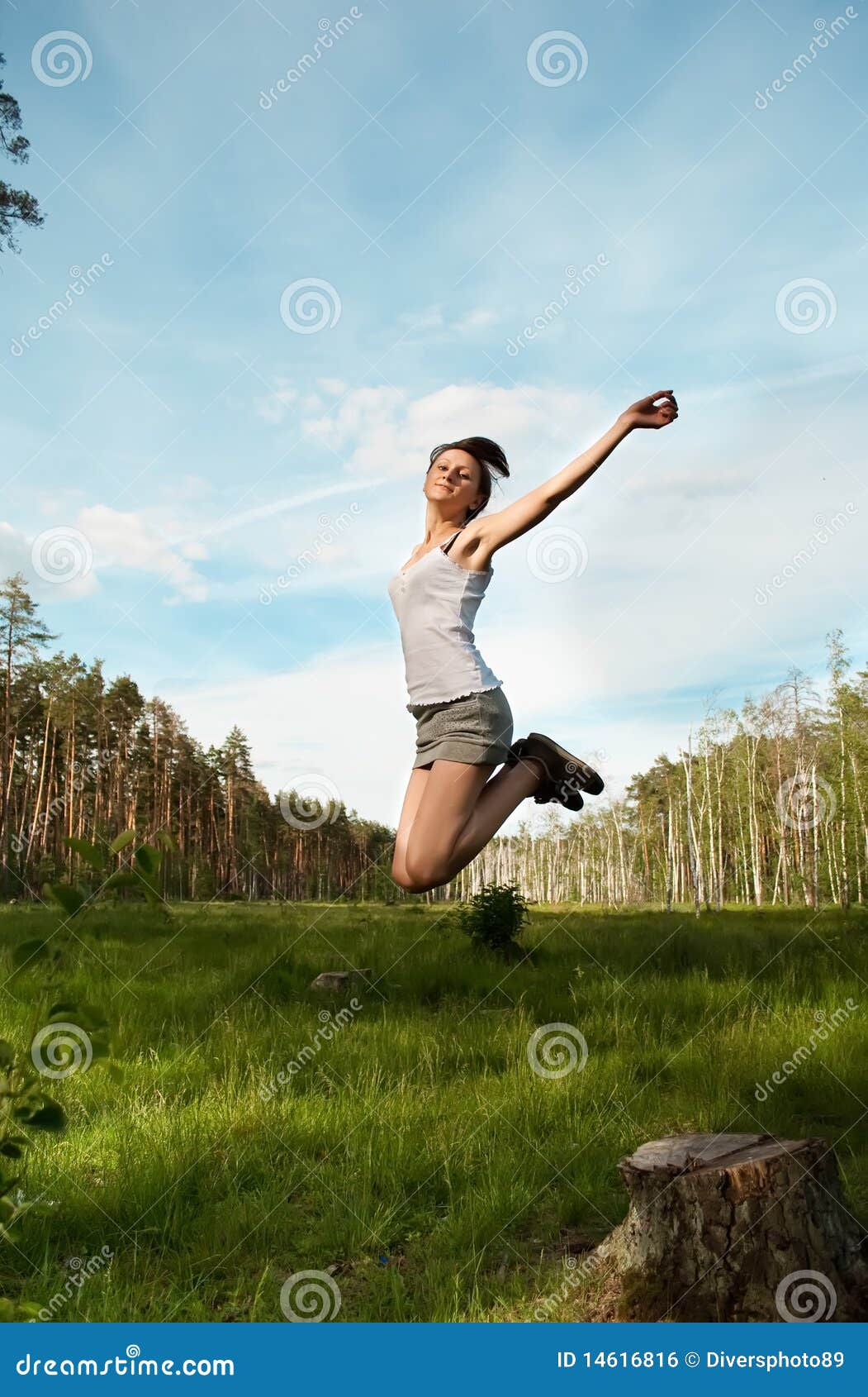 Girl - fly stock photo. Image of outdoors, child, meadow - 14616816