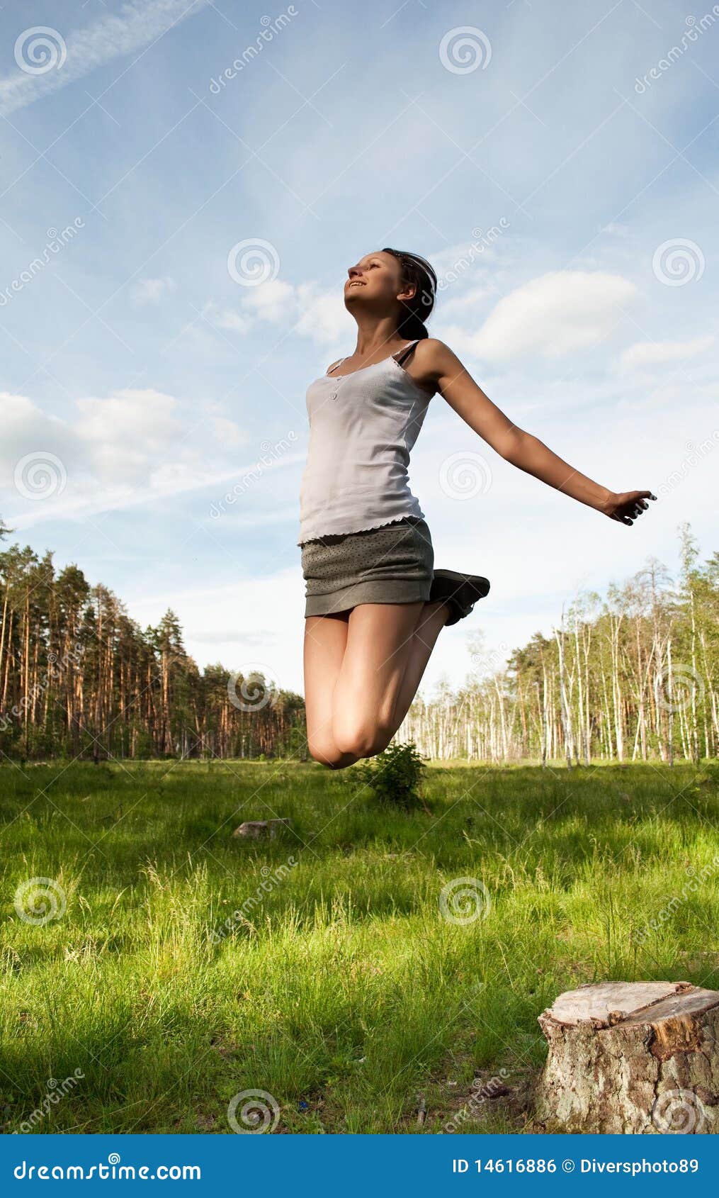 Girl - fly stock photo. Image of child, natural, flying - 14616886