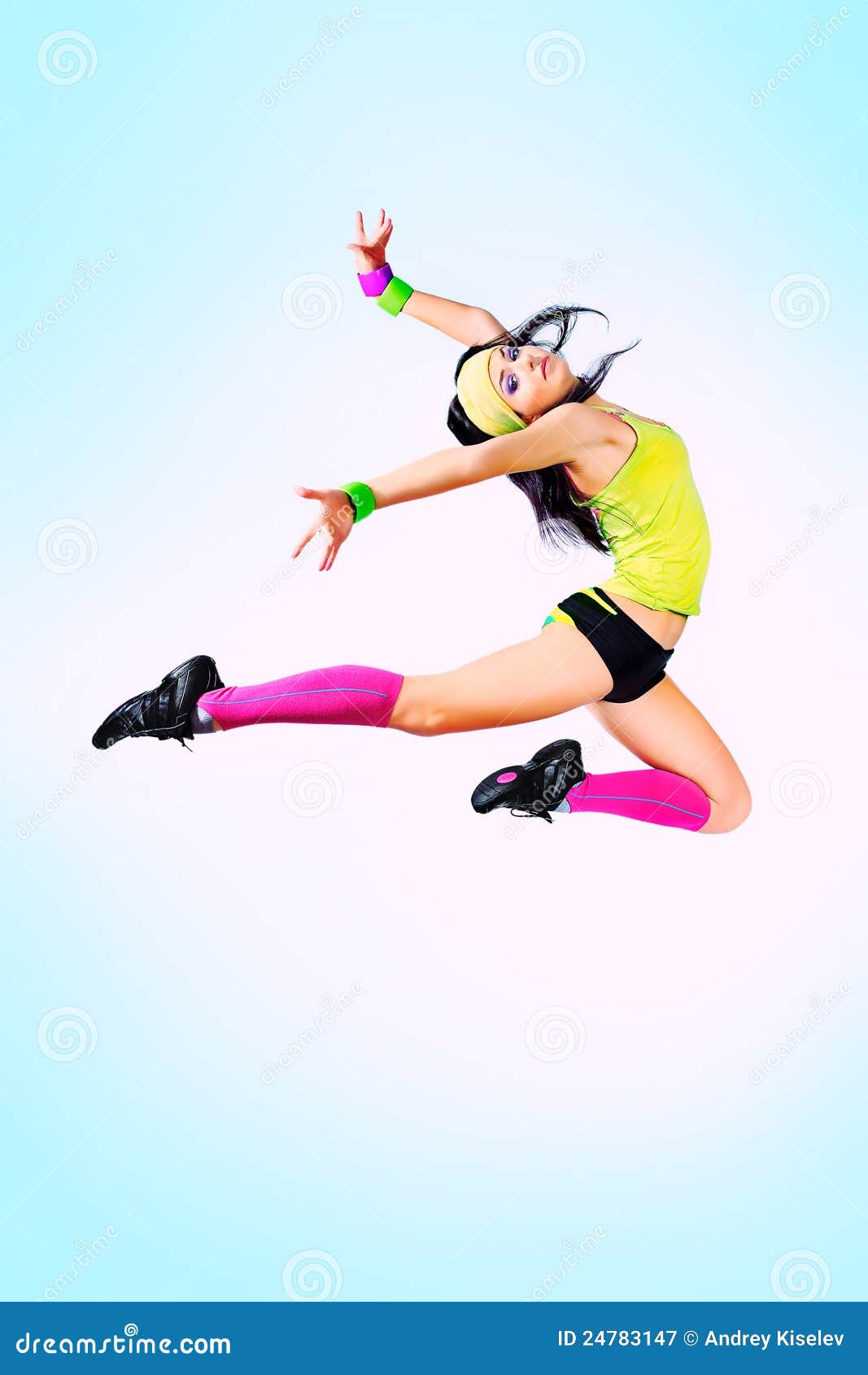 Girl fly stock image. Image of dancer, grace, adult, dynamic - 24783147