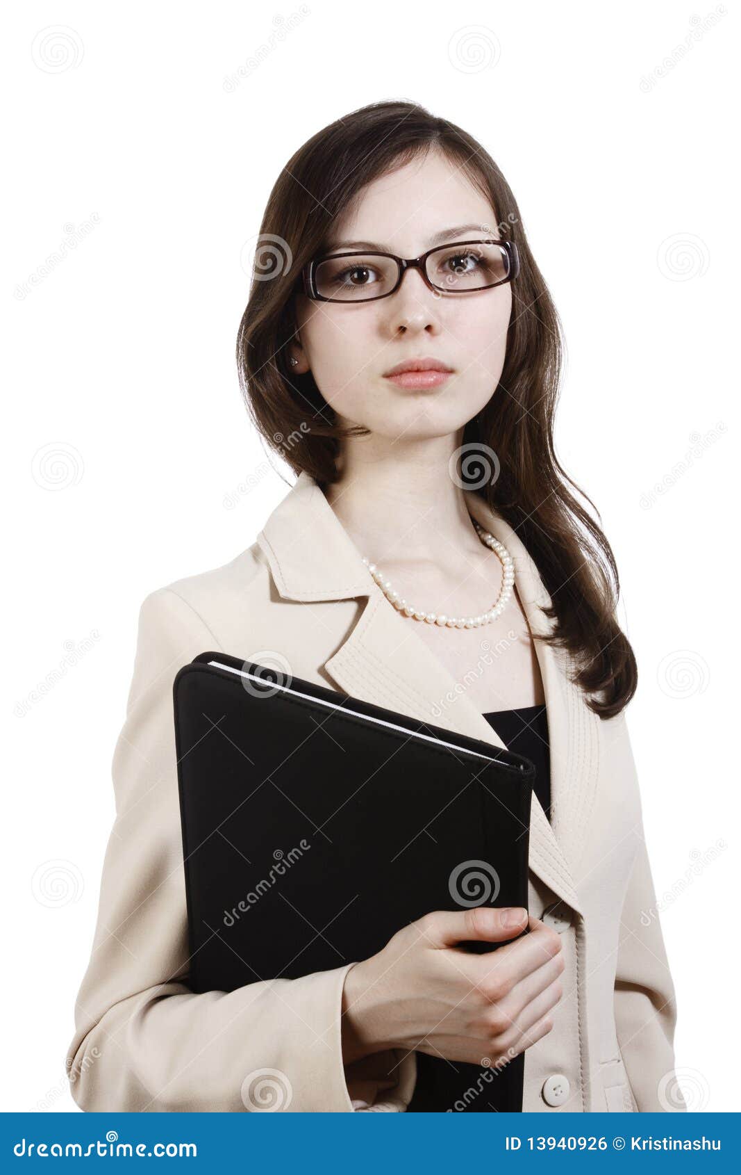Girl With Folder Picture. Image: 13940926