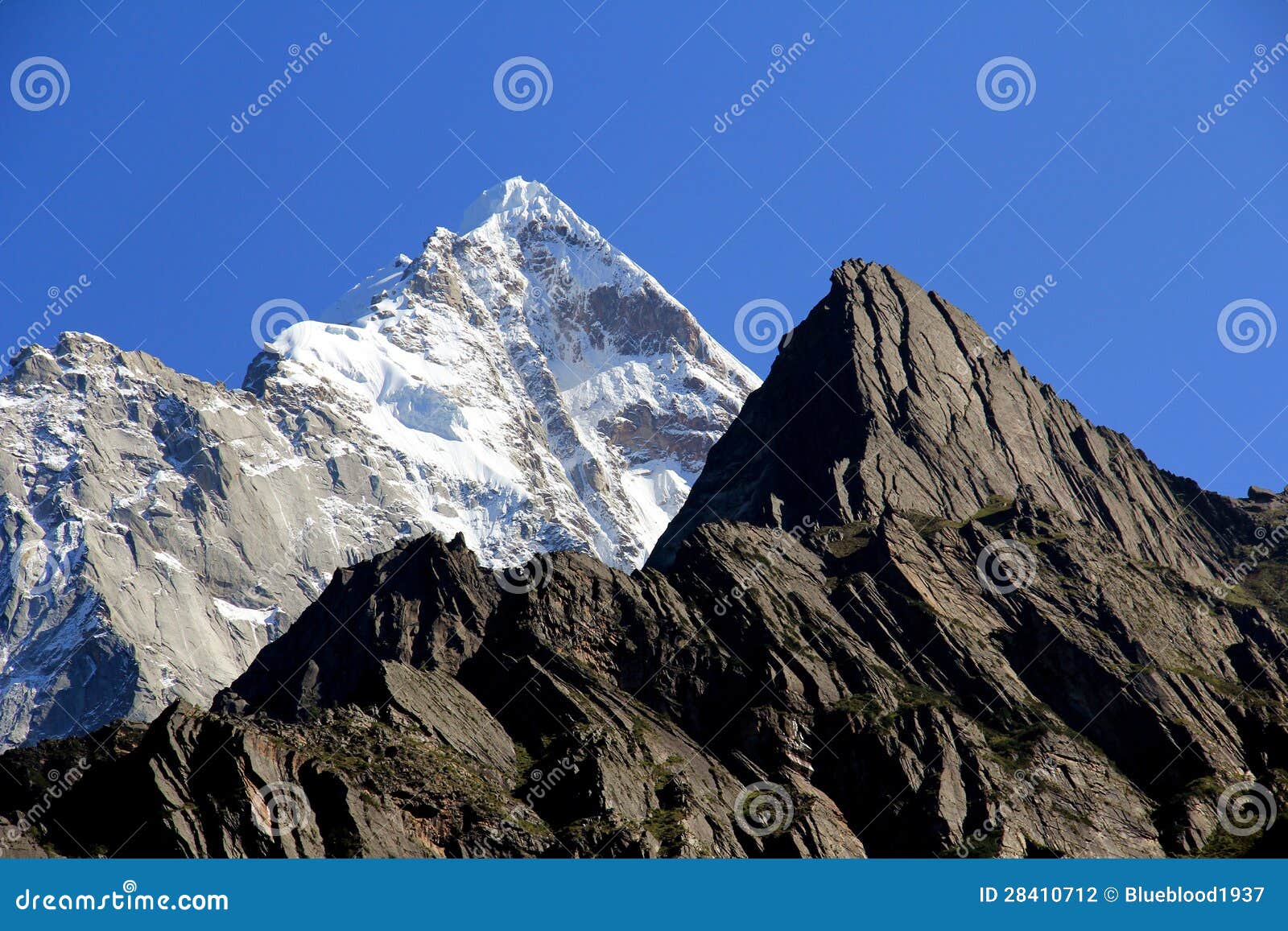 Four Mountain-bike Riders On Extreme Volcanic Road Royalty-Free Stock ...