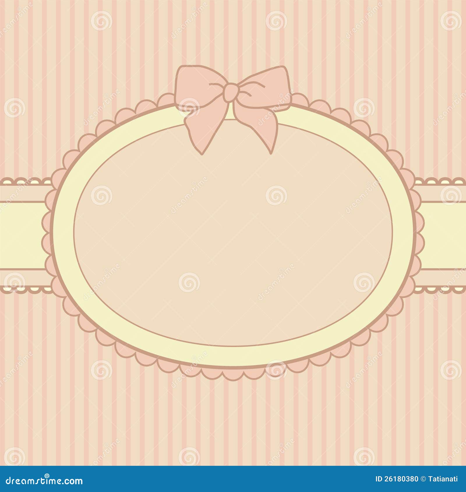 Girl-frame stock vector. Illustration of decorative, frame - 26180380