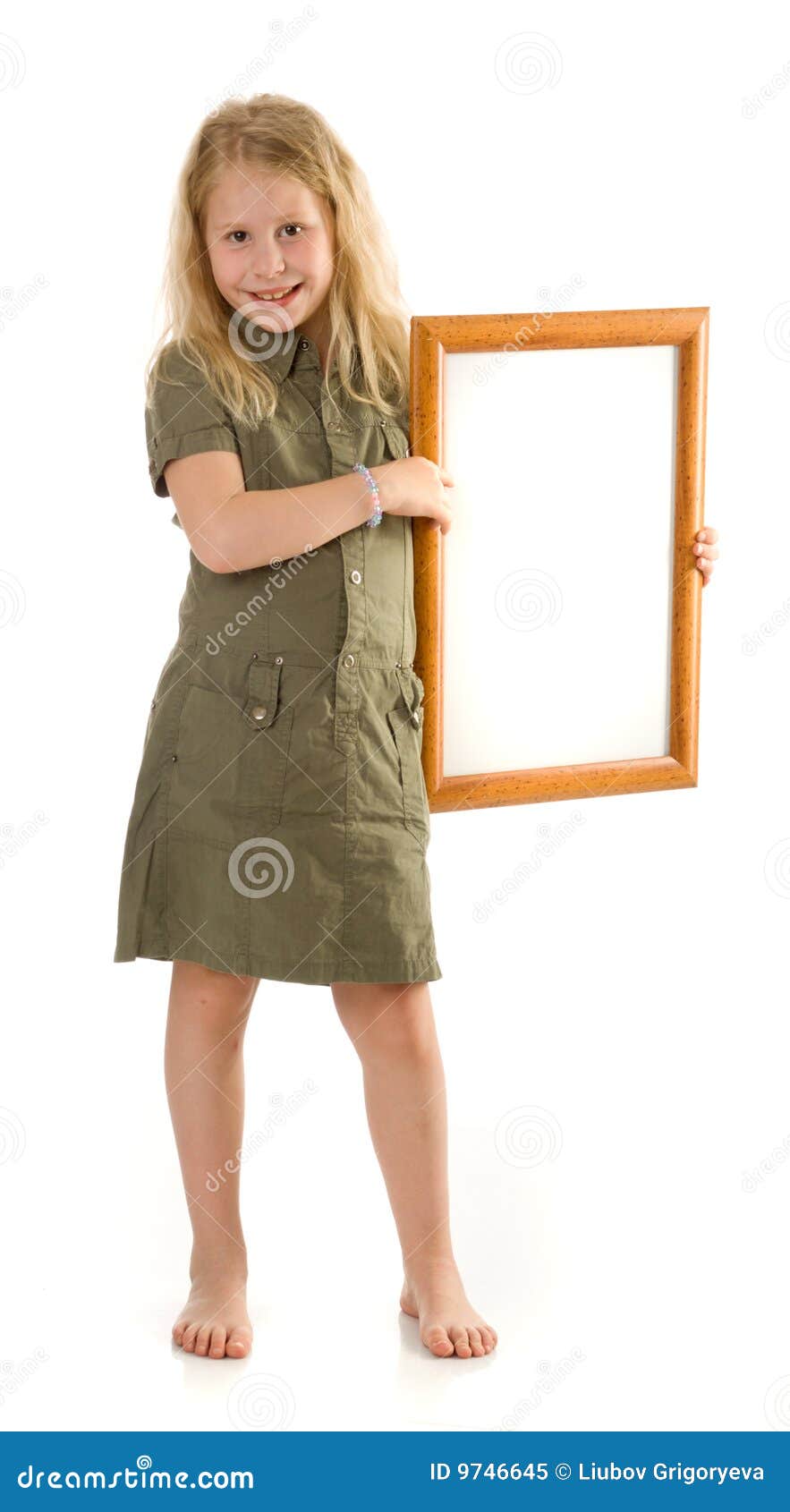 The Girl With A Frame Picture. Image: 9746645