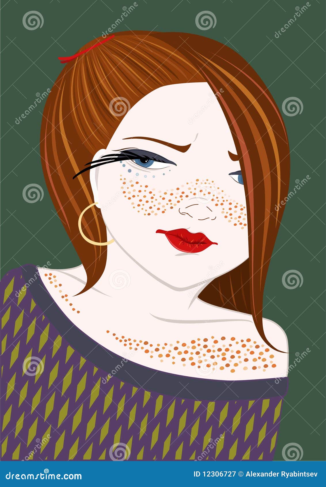 Freckles Cartoons, Illustrations & Vector Stock Images - 6879 Pictures ...