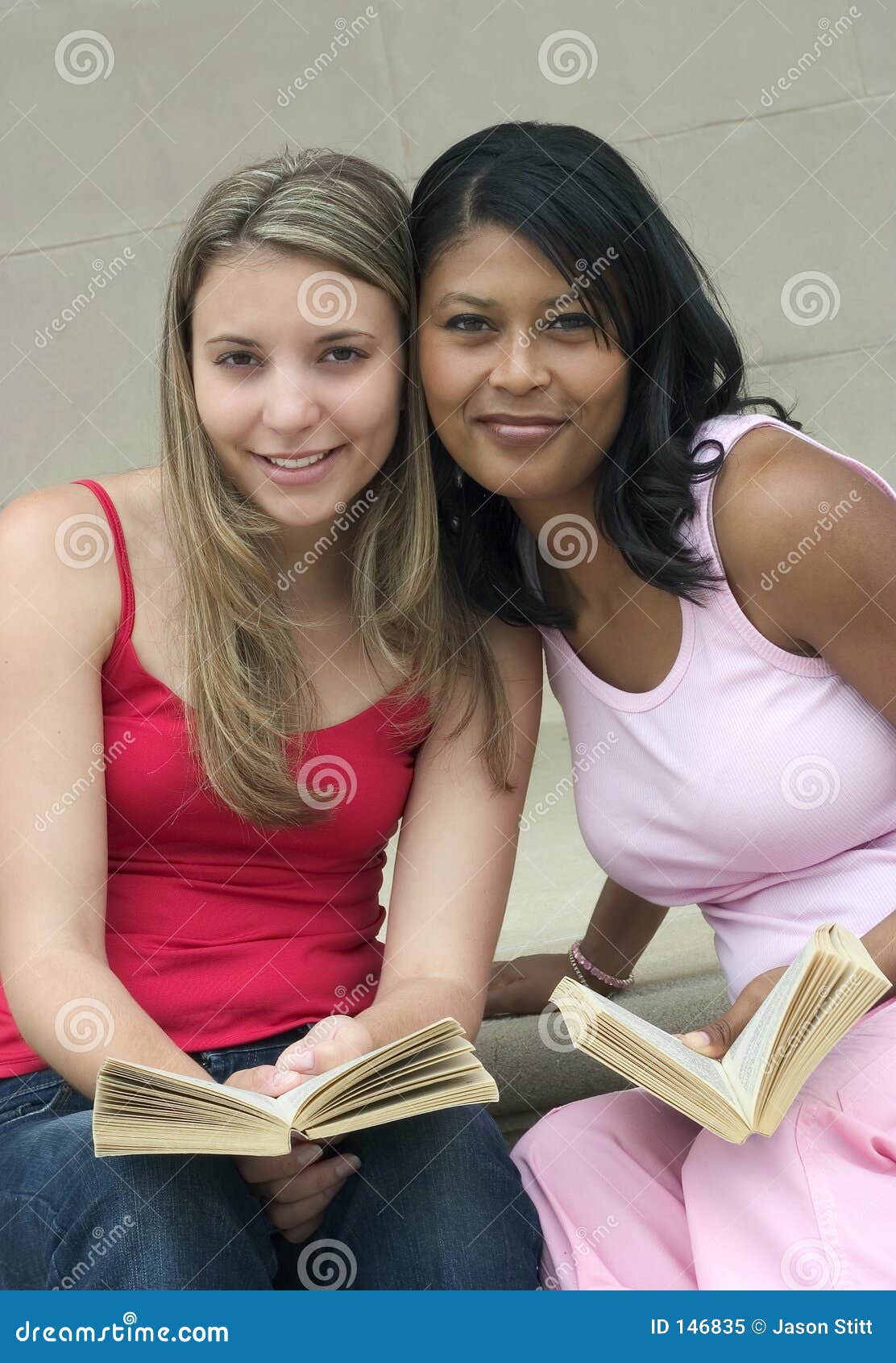 Girl Friends stock image. Image of girls, book, friendship - 146835
