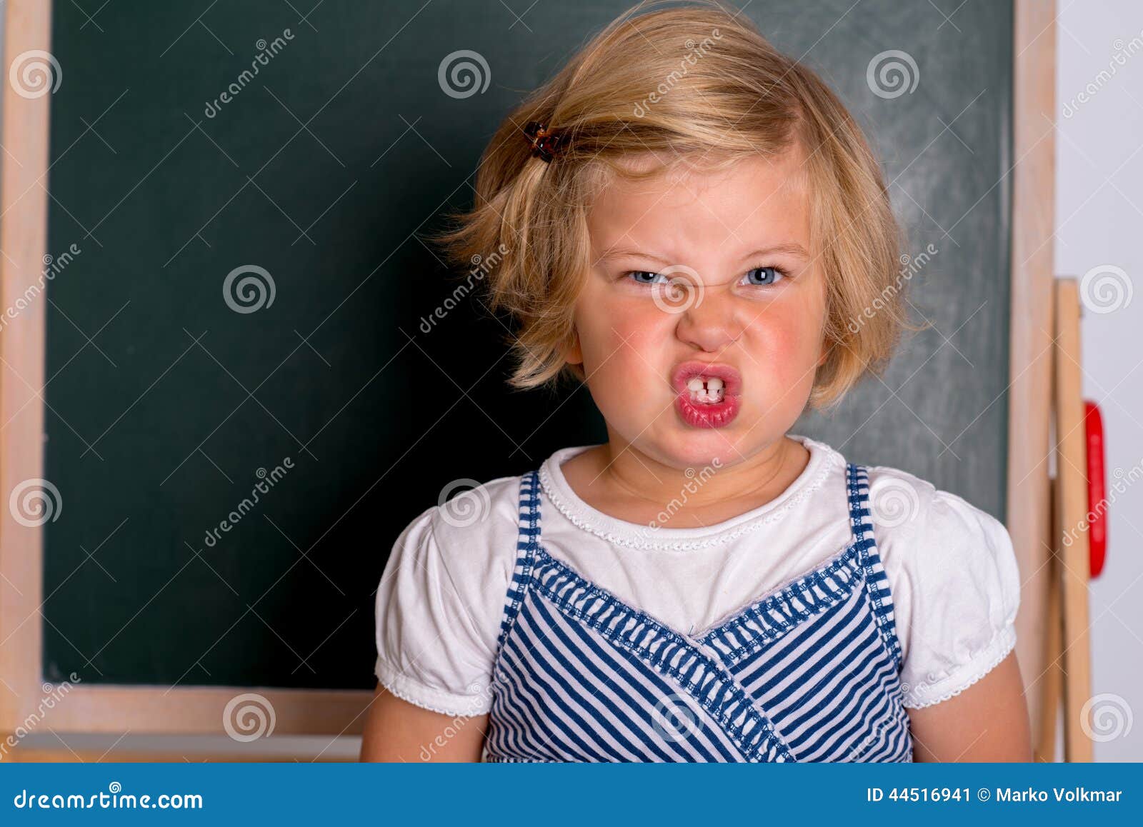 Girl In Front Of Black Board Stock Image | CartoonDealer.com #44516941