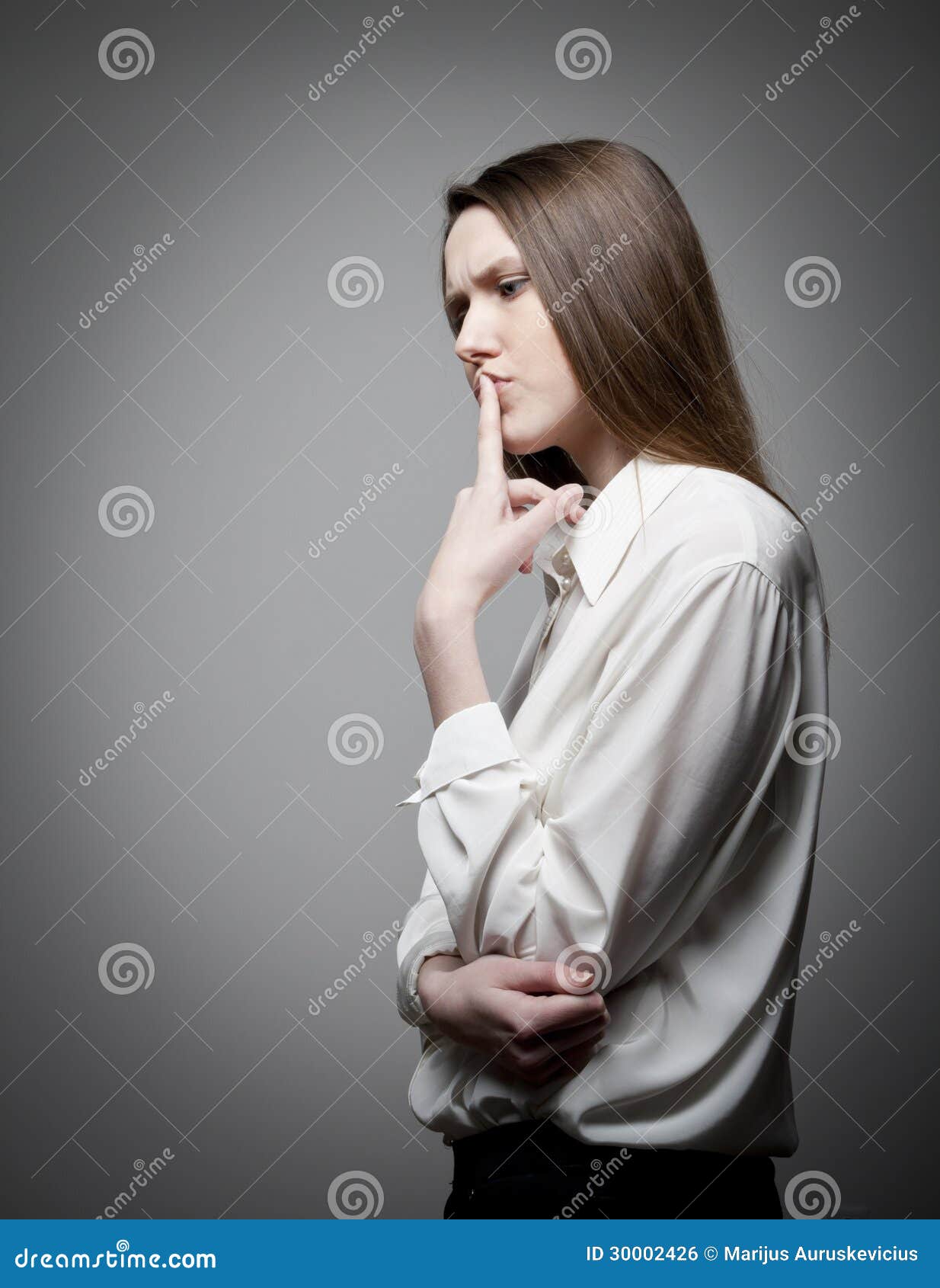 Hesitation stock photo. Image of difficulty, portrait - 30002426