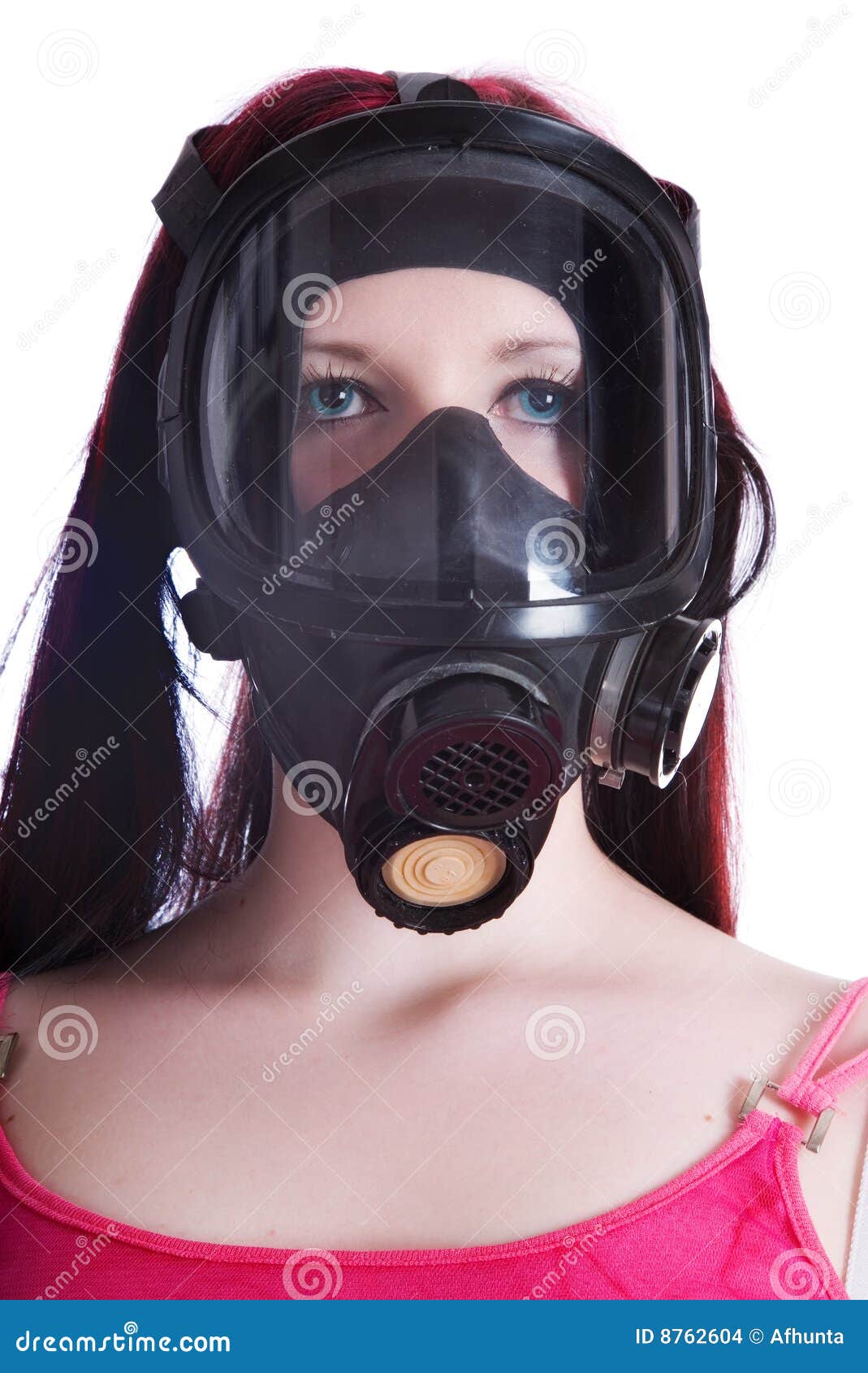 The Girl In Gas Mask Stock Images - Image: 8762604