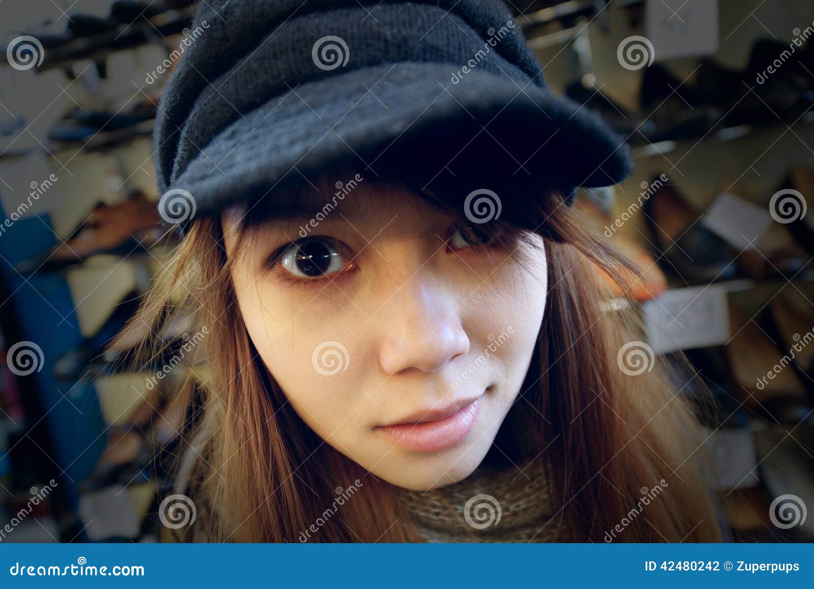 Girl stock photo. Image of eyesight, emotion, woman, gaze - 42480242