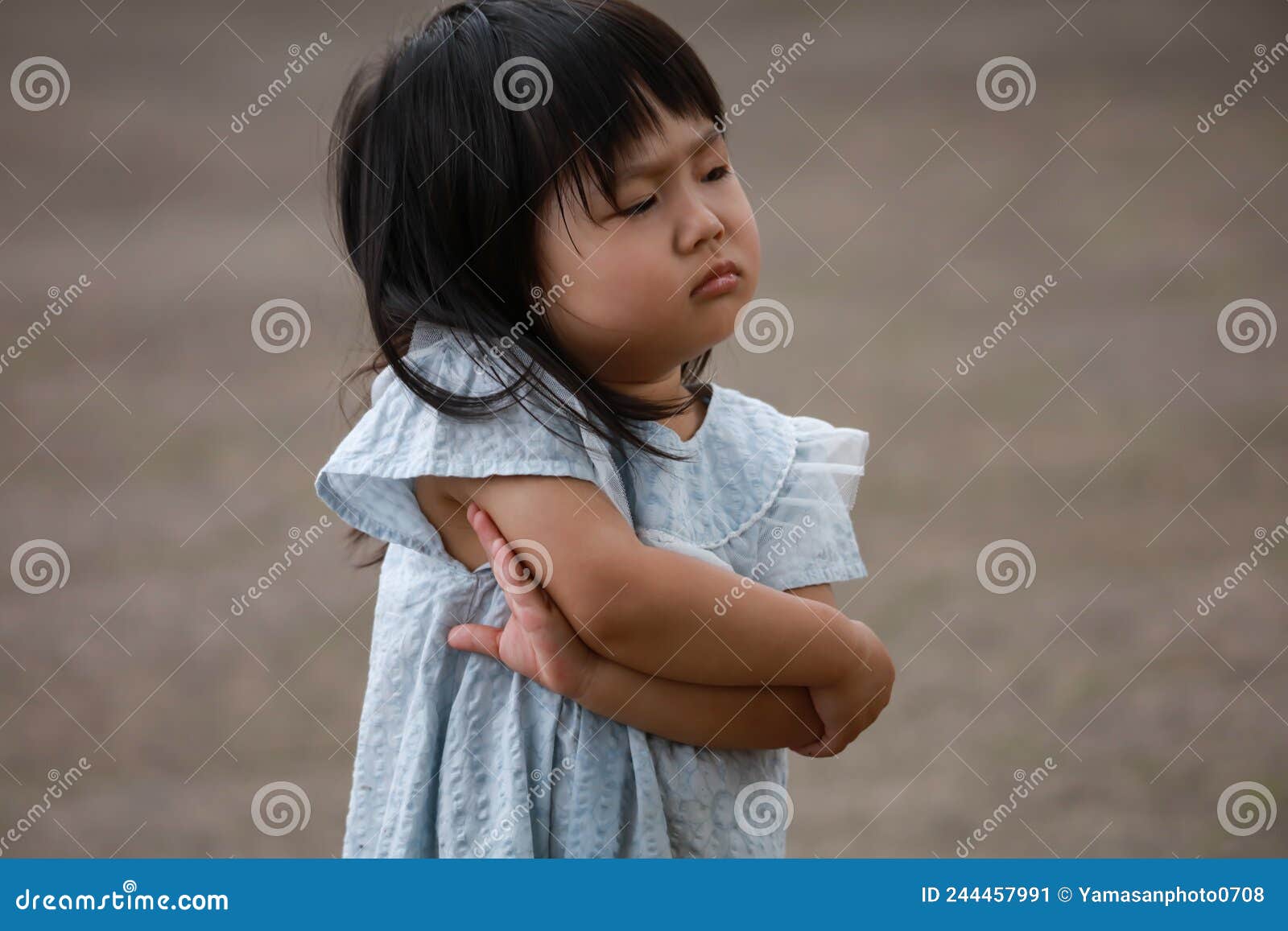 Girl Getting Angry in the Park Stock Image - Image of daytime, copy ...