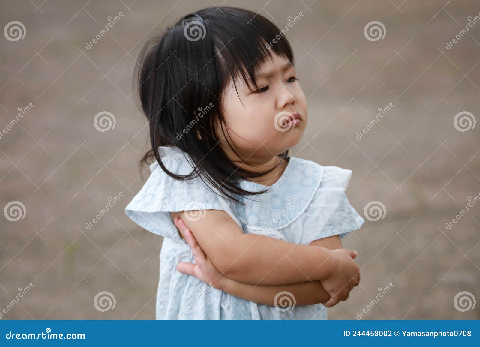 Girl Getting Angry in the Park Stock Photo - Image of child, facial ...