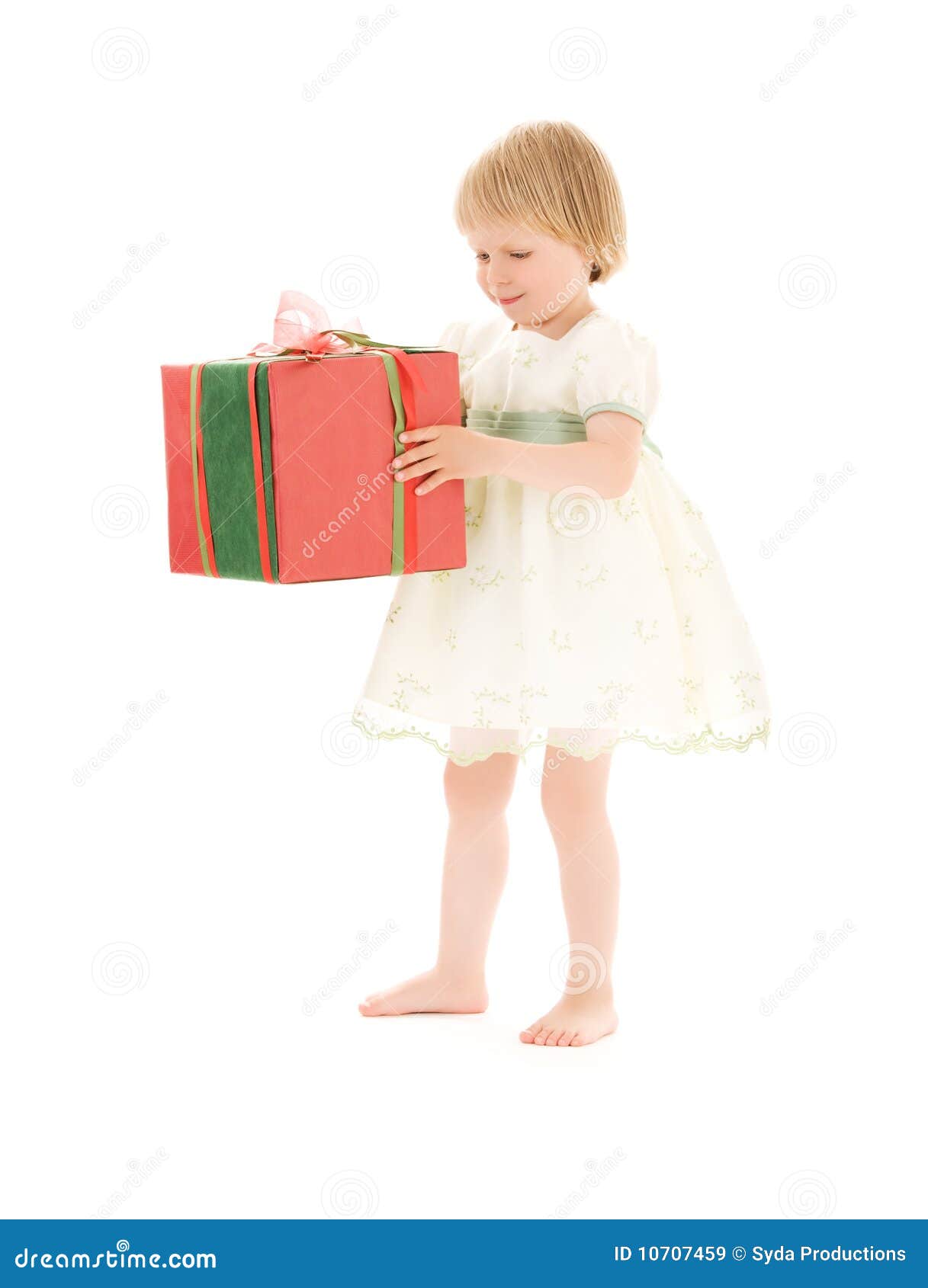 Girl with gift box stock image. Image of comfortable - 10707459