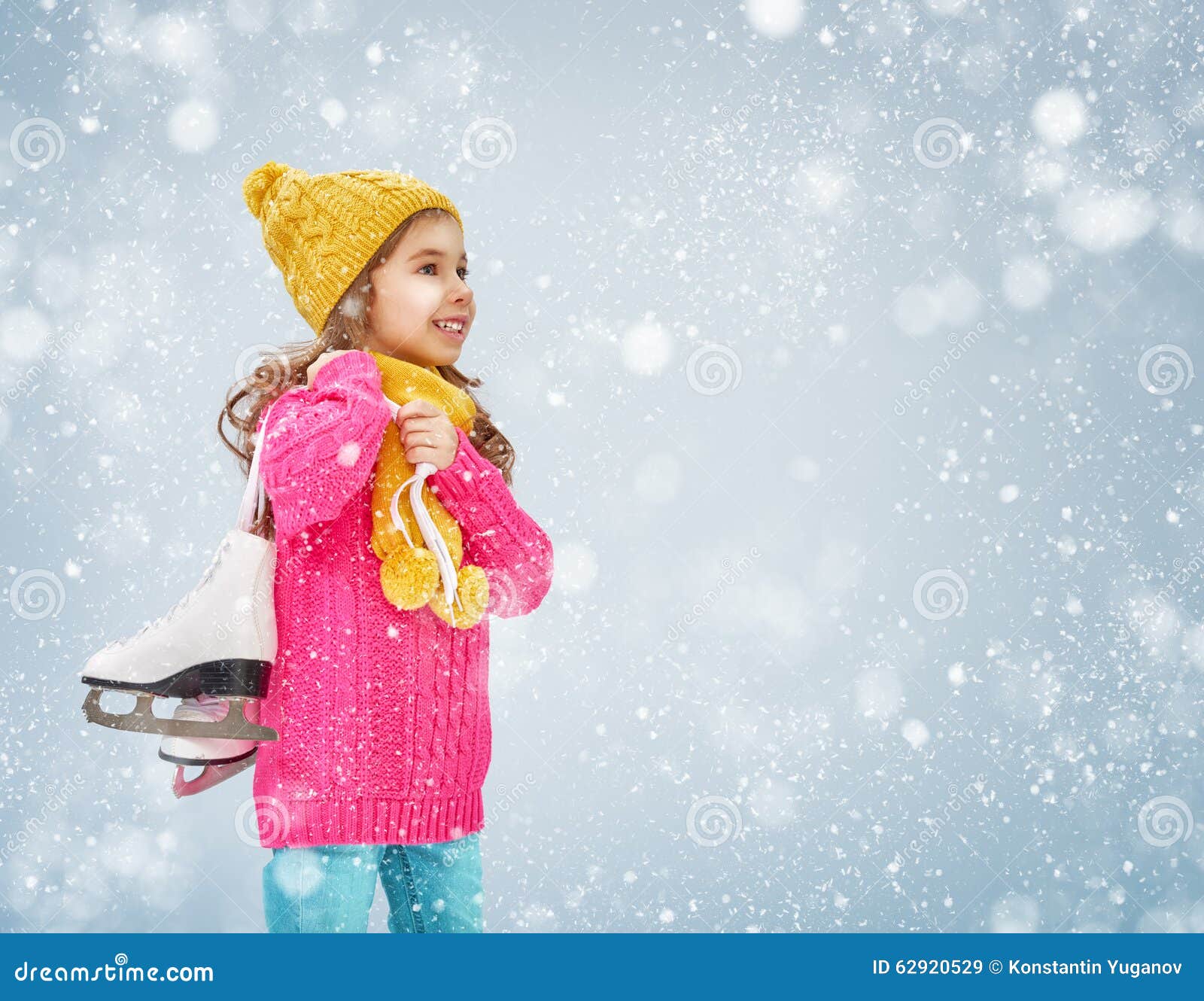 Girl is going skate stock image. Image of face, cute - 62920529