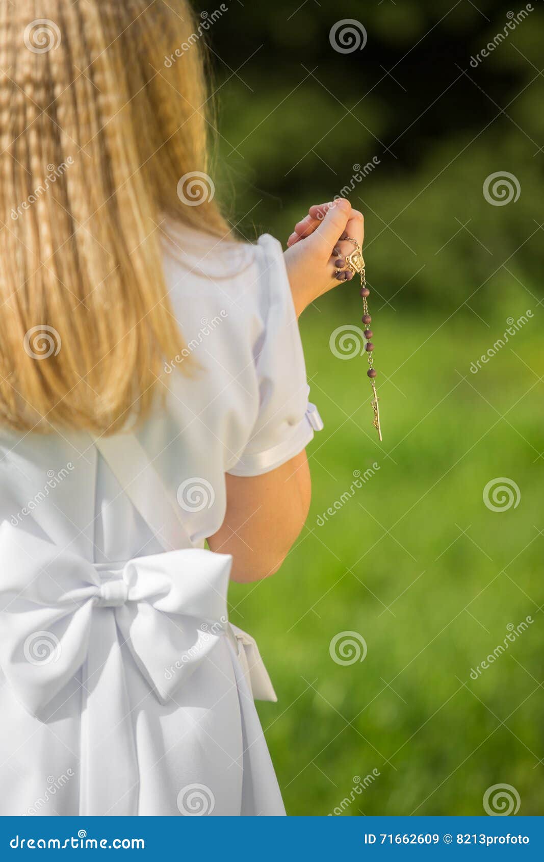 Girl Going To the First Holy Communion Stock Image - Image of beautiful ...