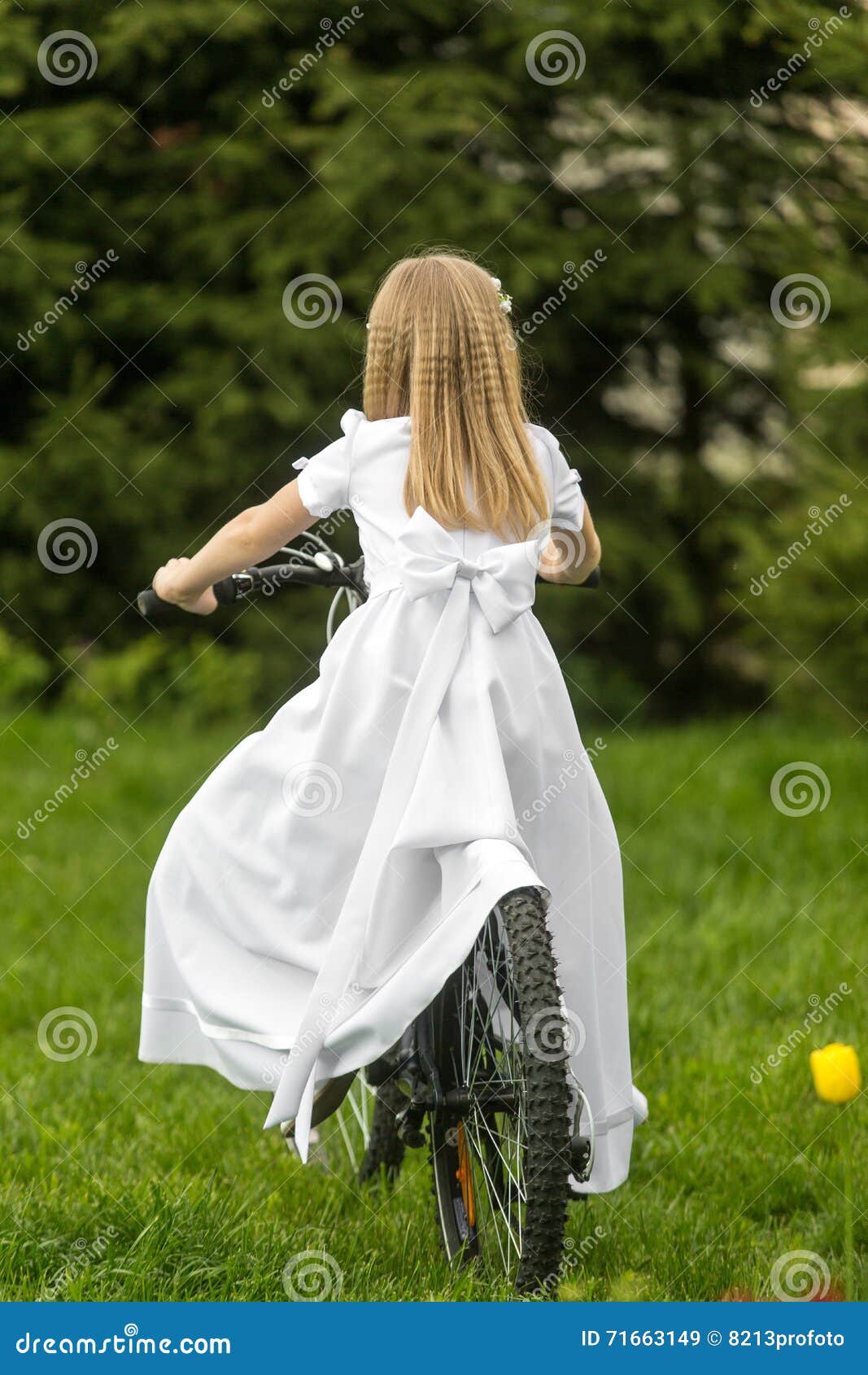 Girl Going To the First Holy Communion Stock Image - Image of female ...