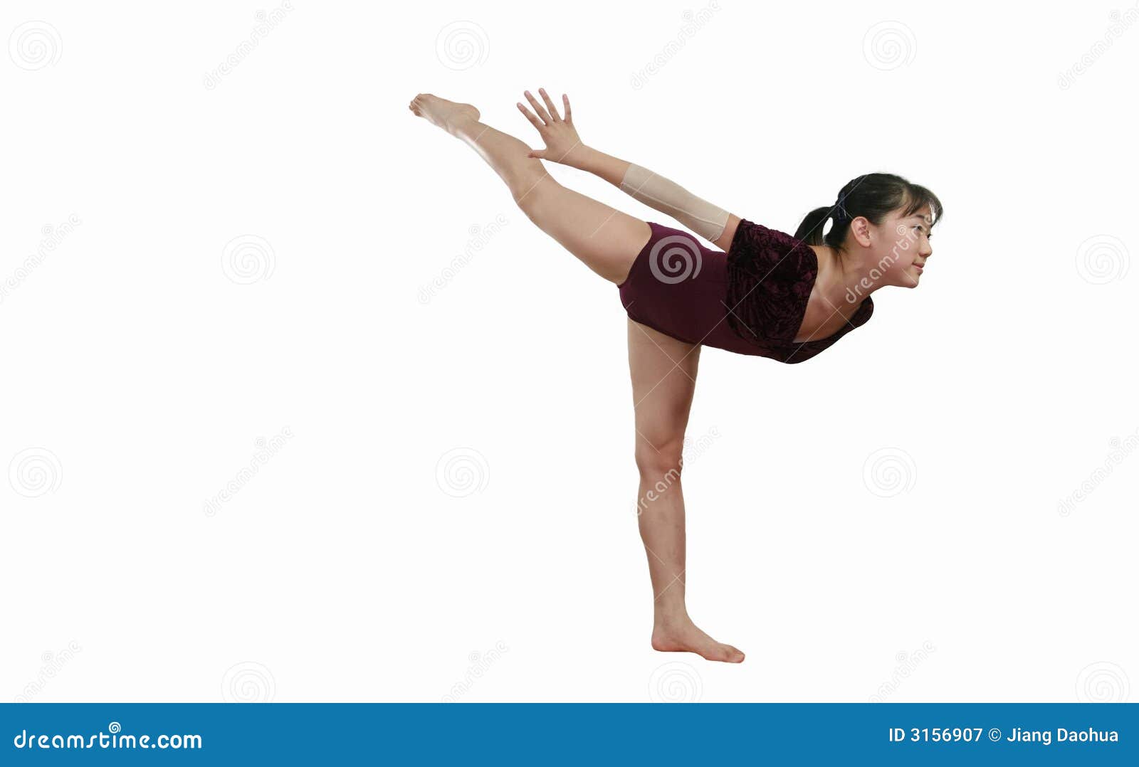 Girl in gymnastics poses stock image. Image of strength - 3156907