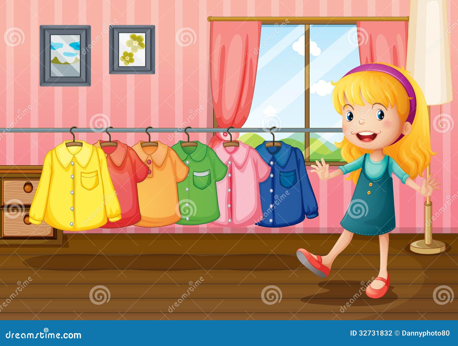 Inside The House Cartoon Vector | CartoonDealer.com #45535707