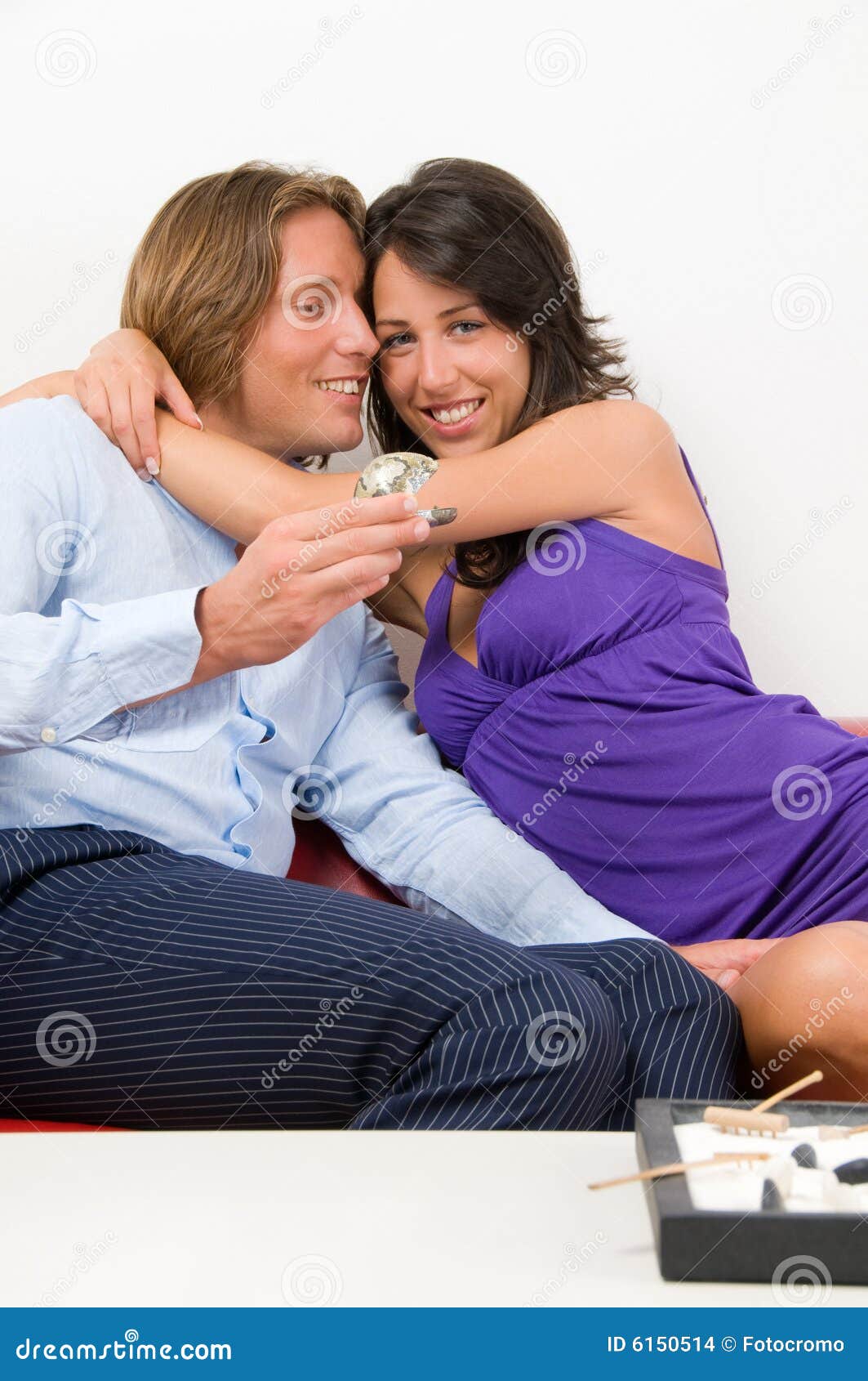 Girl Happy with Engagement Ring Stock Photo - Image of people, pair ...