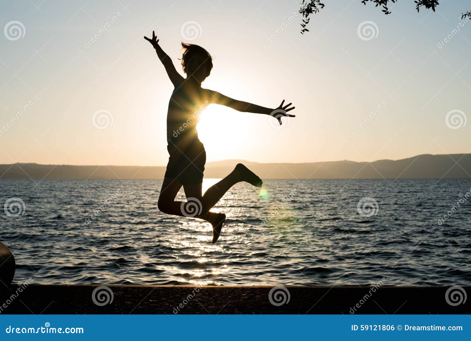 Girl Happy Jump stock photo. Image of girl, festa, saltare - 59121806