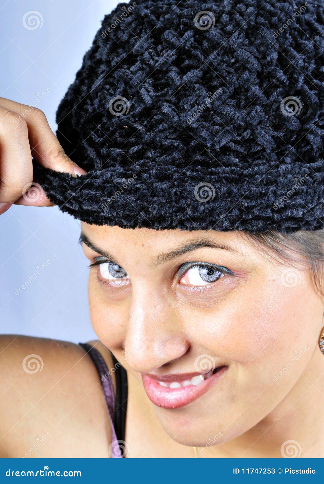 Girl with hat stock image. Image of romantic, beautiful - 11747253