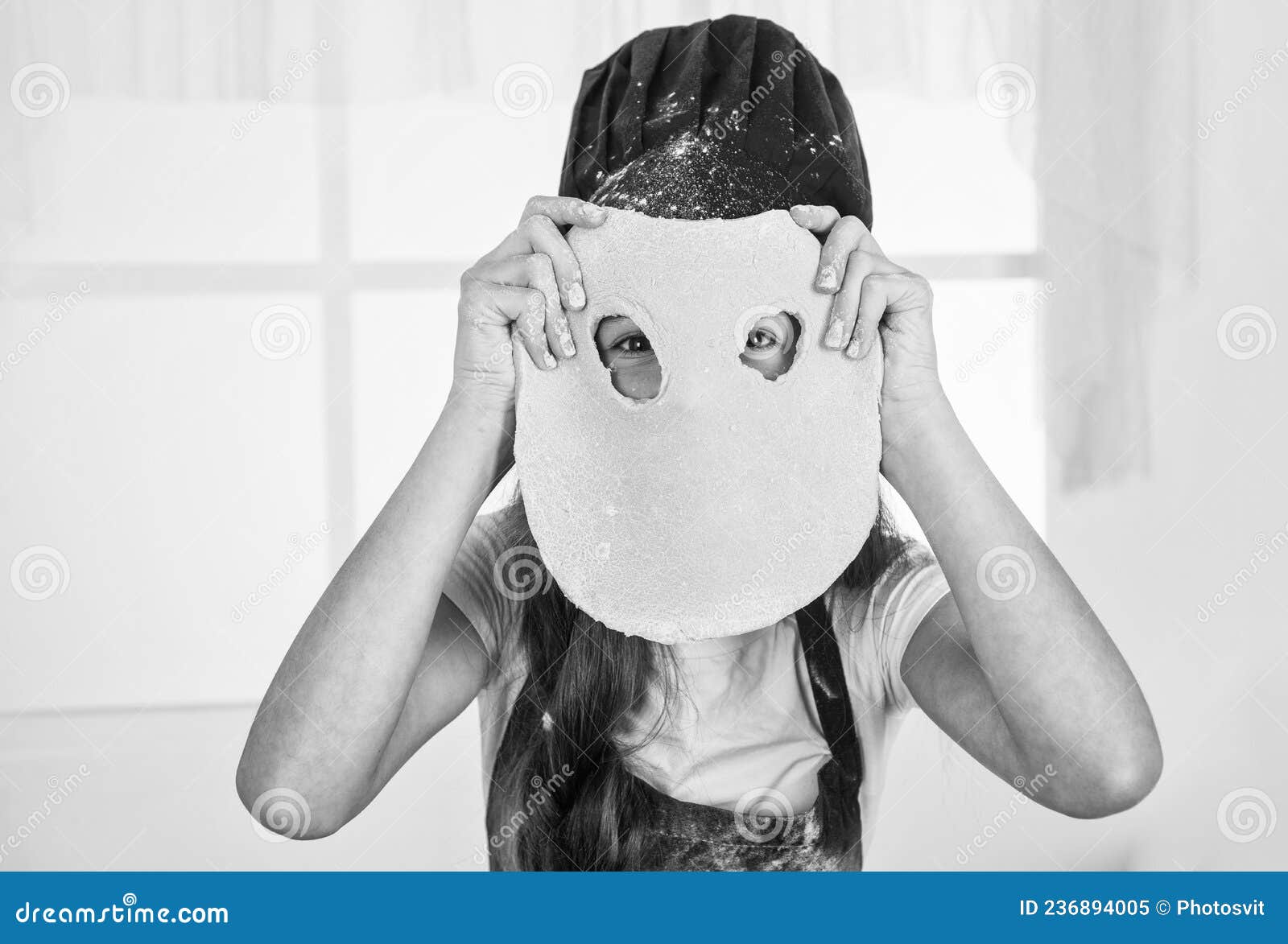 Girl Having Fun while Cooking, Funny Face Stock Image - Image of ...