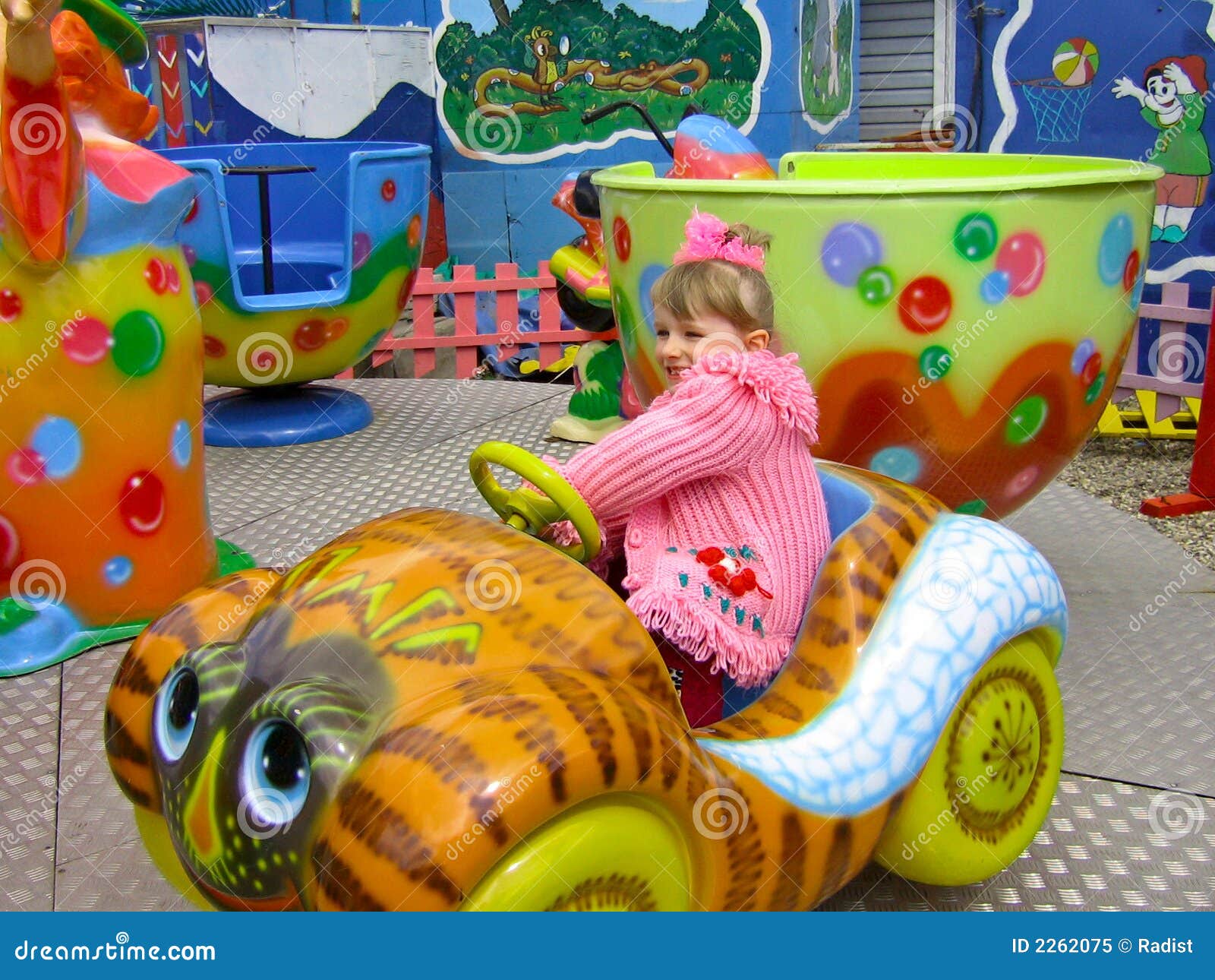 Girl having joy ride stock image. Image of humor, activity - 2262075