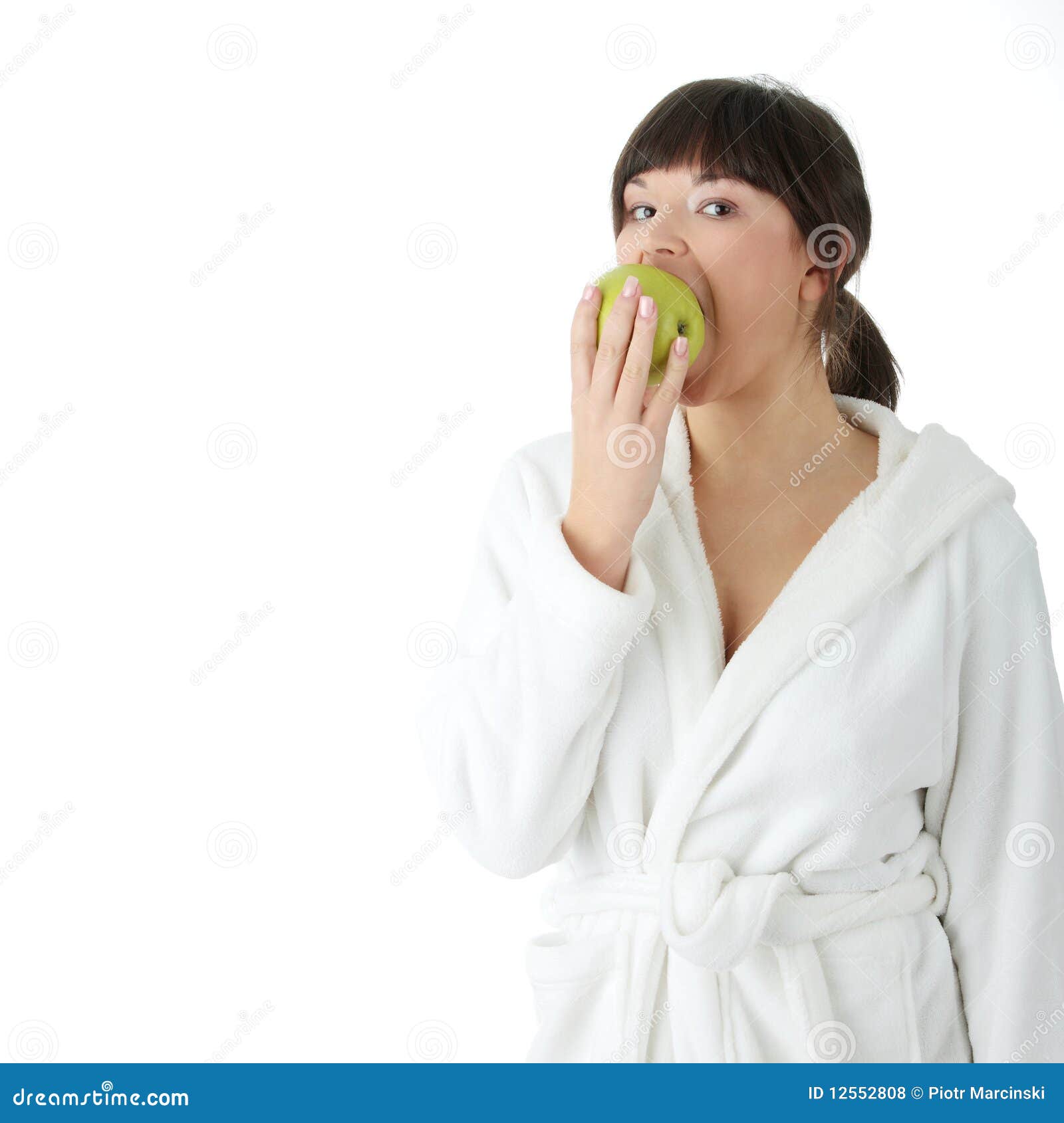 Girl having snack stock photo. Image of healthy, freshness - 12552808