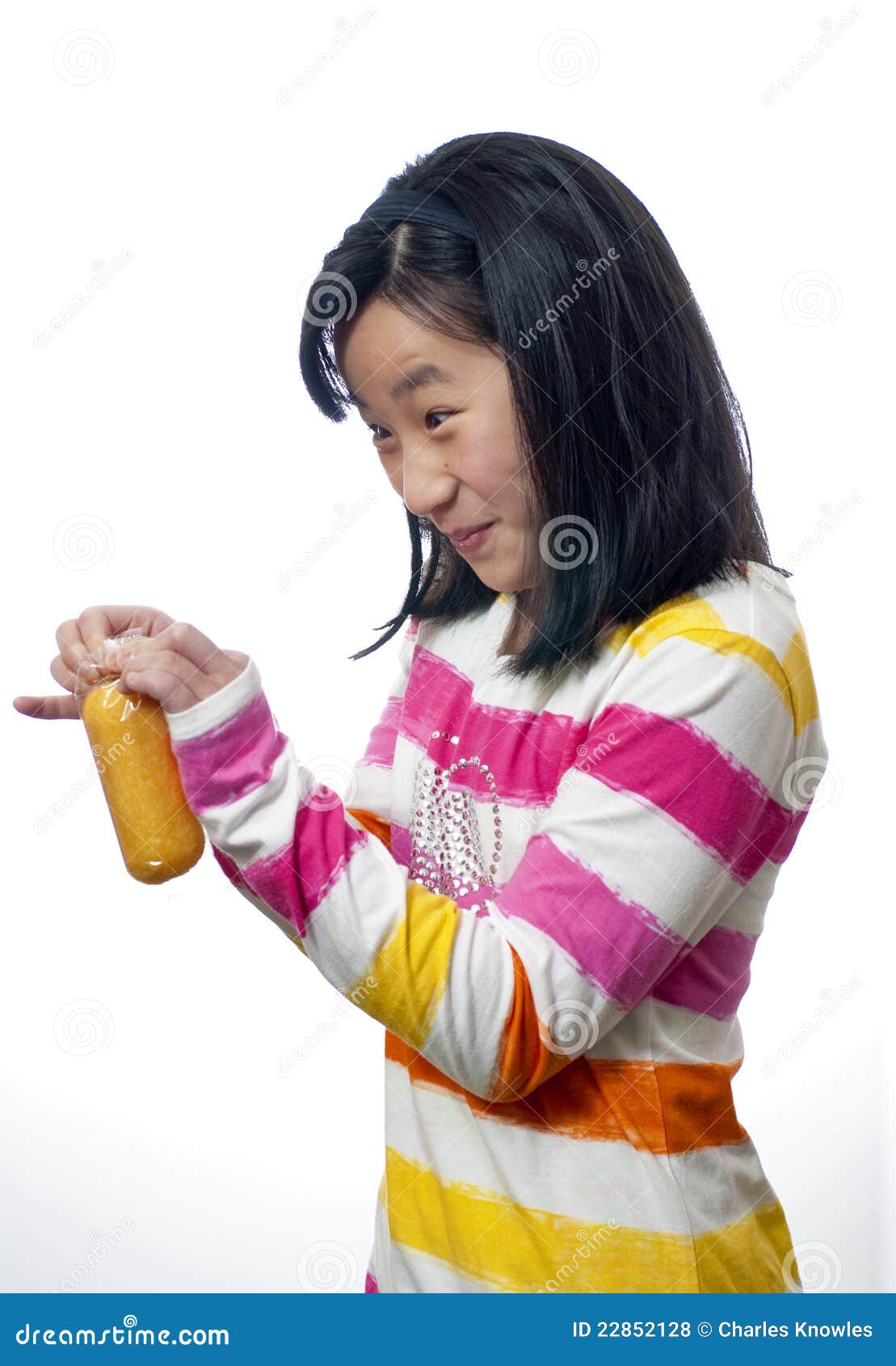 Girl having Snack time stock photo. Image of cake, snack - 22852128