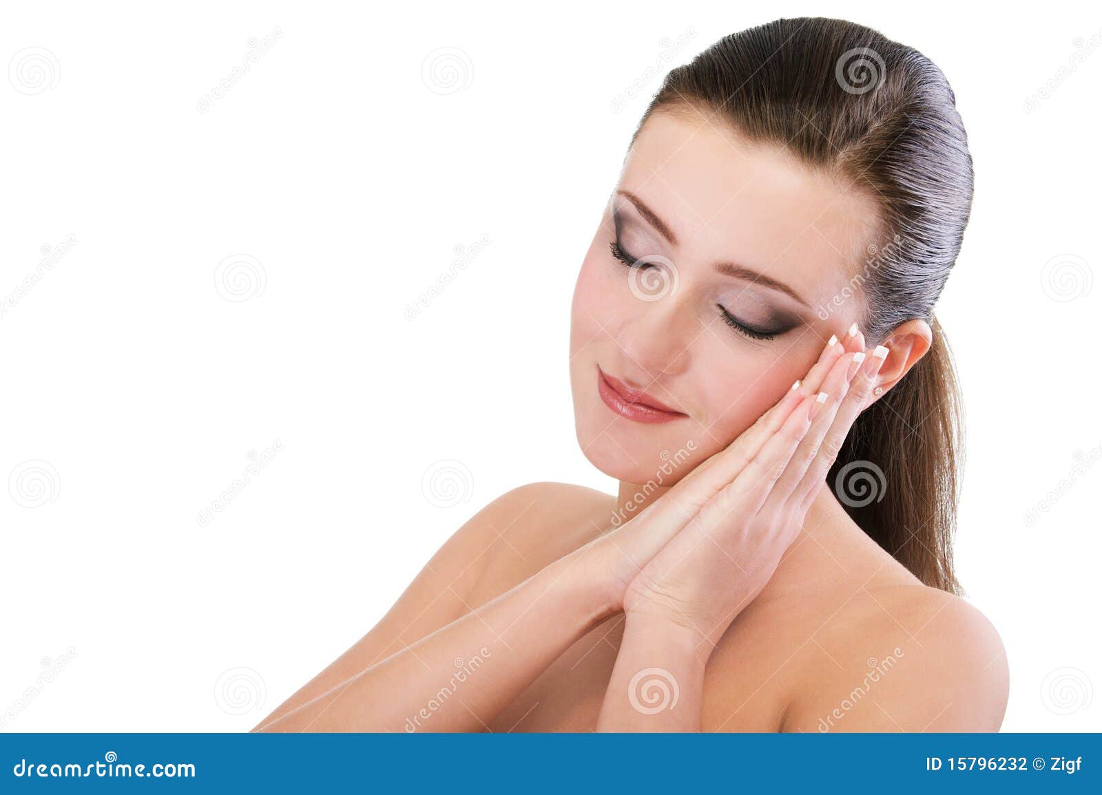 Girl with healthy skin stock photo. Image of face, elegance - 15796232