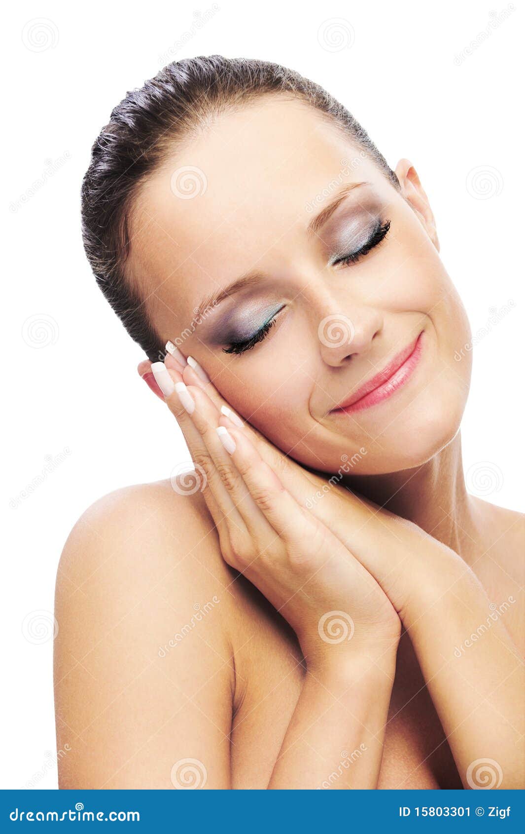 Girl with healthy skin stock image. Image of caucasian - 15803301