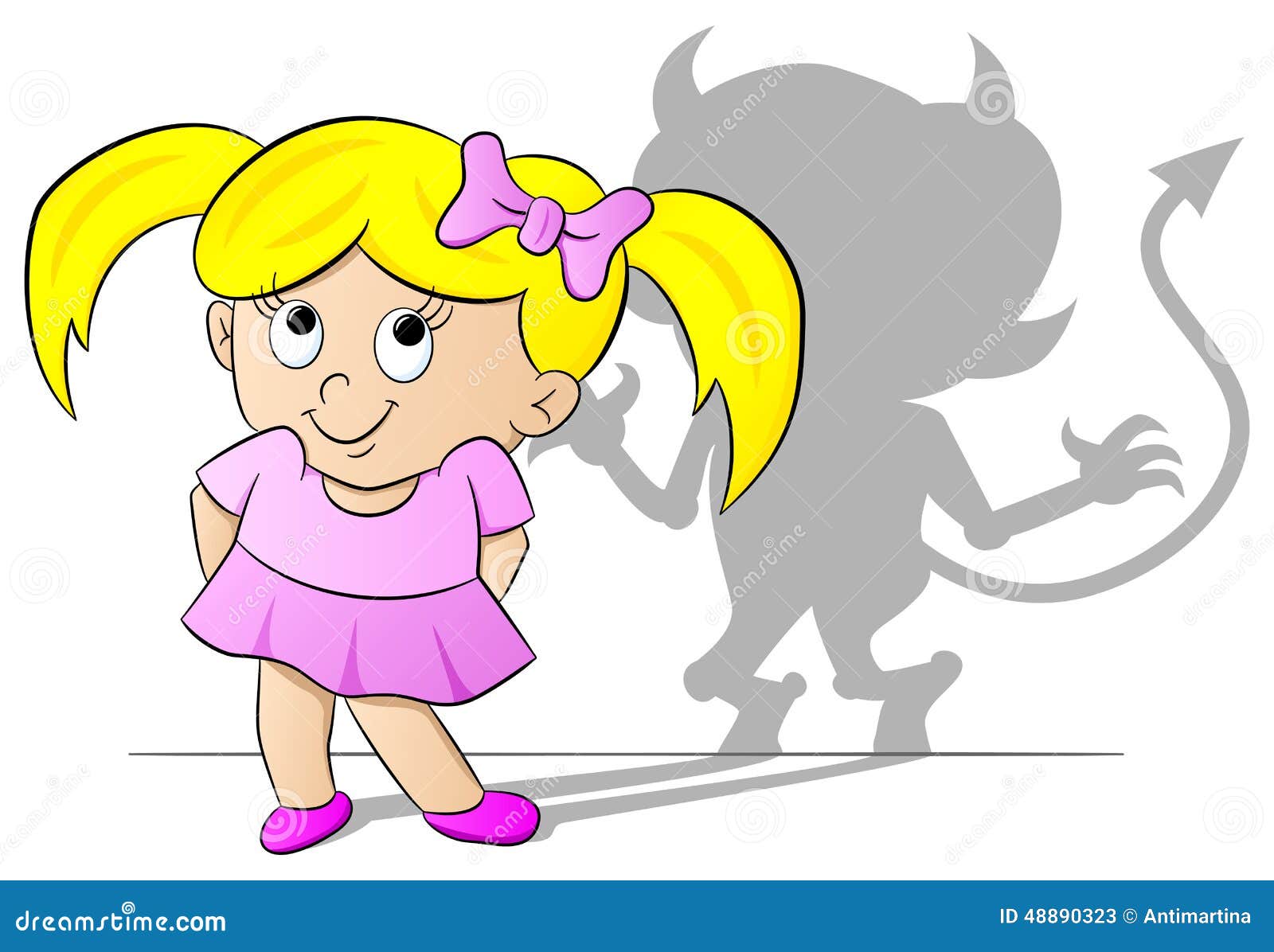 Deceitful Female Character Stand On Podium Or Tribune, Likely Giving A ...