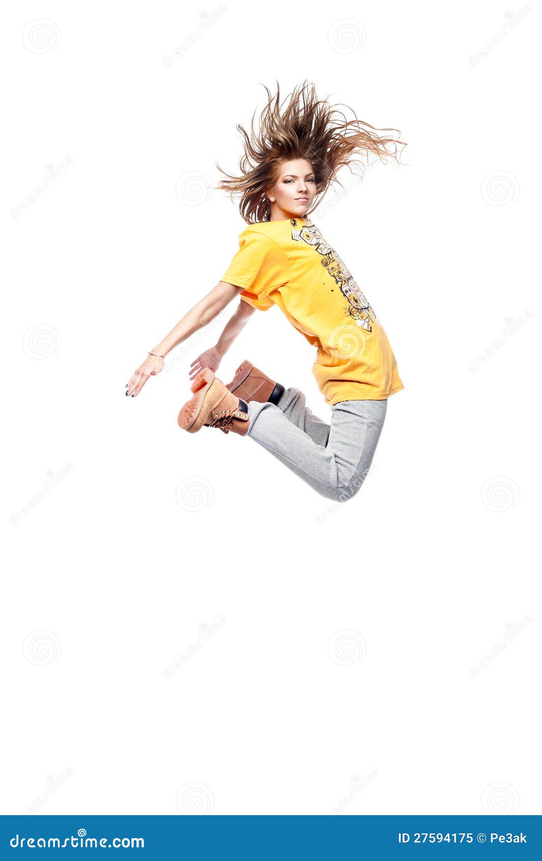 Girl hip-hop dancer stock image. Image of length, dance - 27594175