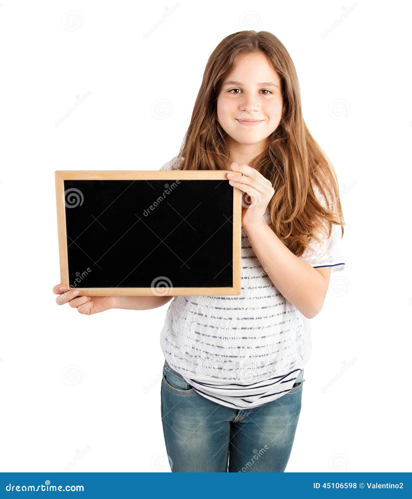 Girl holding board stock photo. Image of girl, holding - 45106598