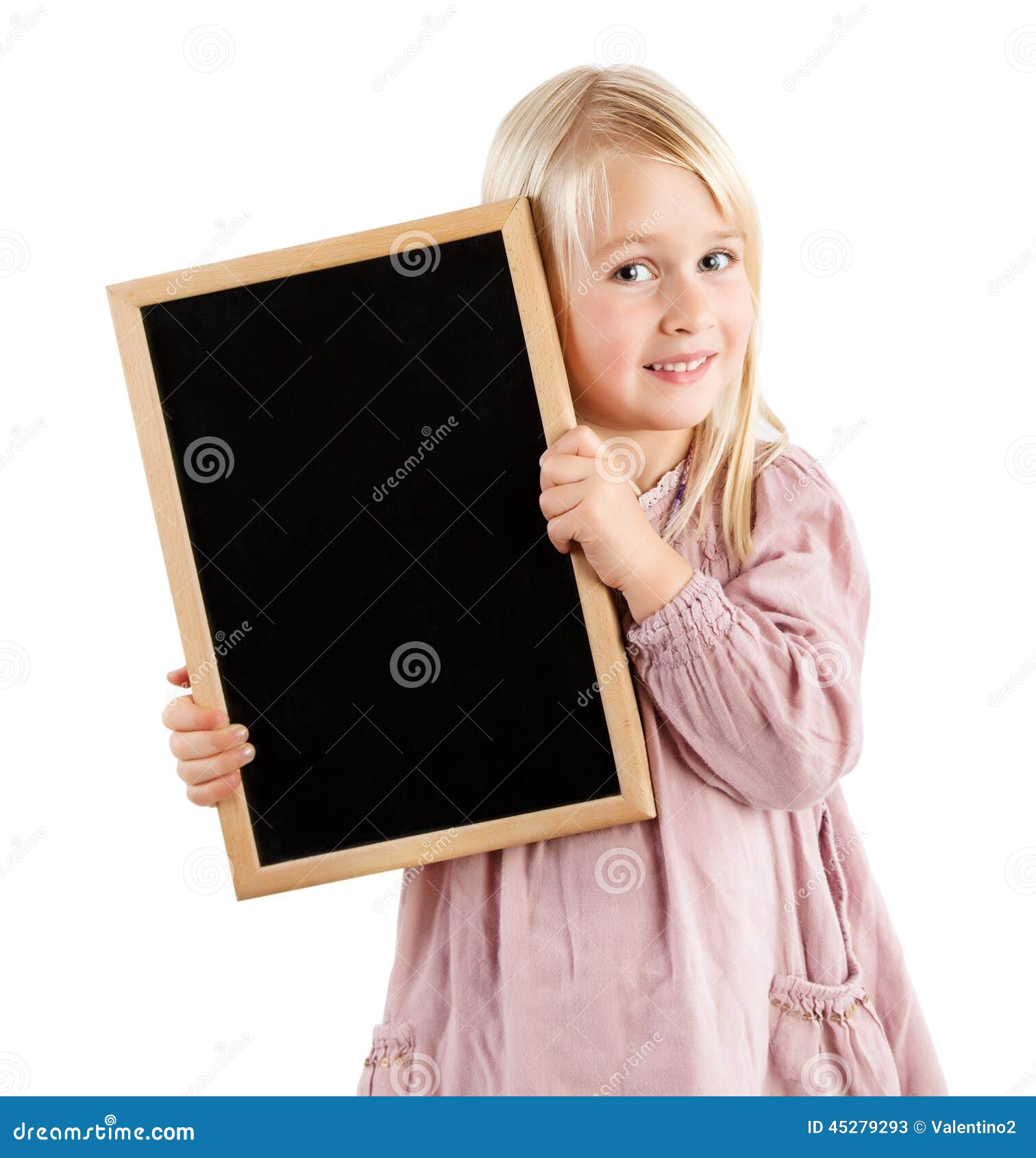 Girl holding board stock image. Image of white, sign - 45279293