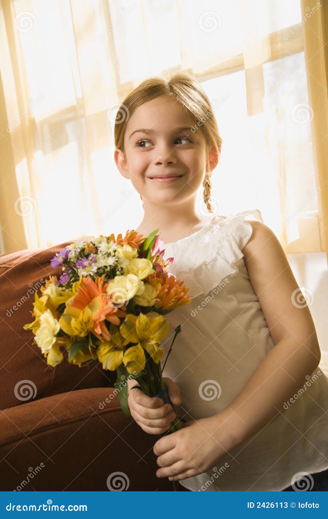 Girl holding flowers. stock image. Image of pretty, holding - 2426113 Girl holding flowers. stock image. Image of pretty, holding - 2426113