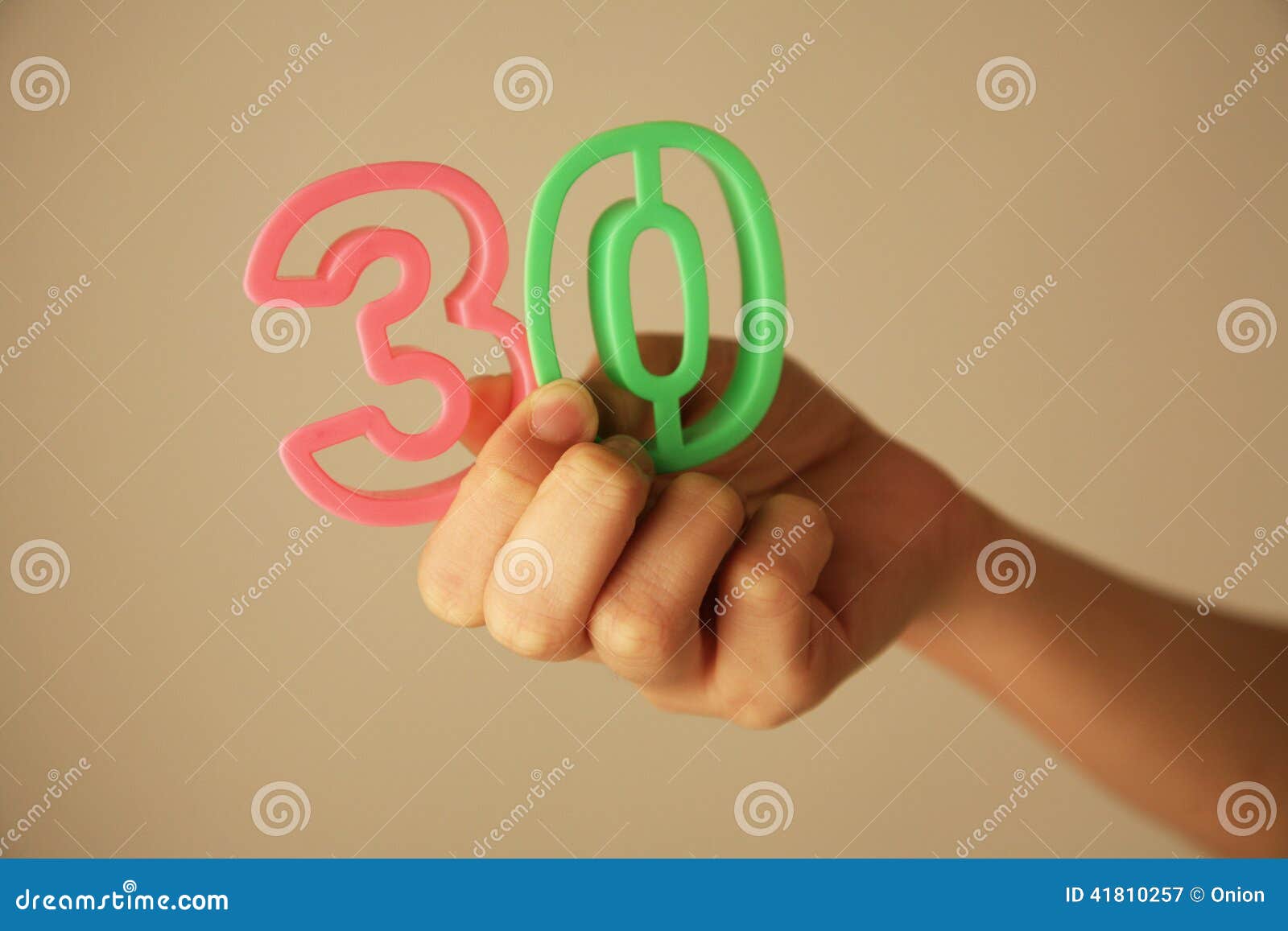 Girl holding number 30 stock image. Image of plastic - 41810257