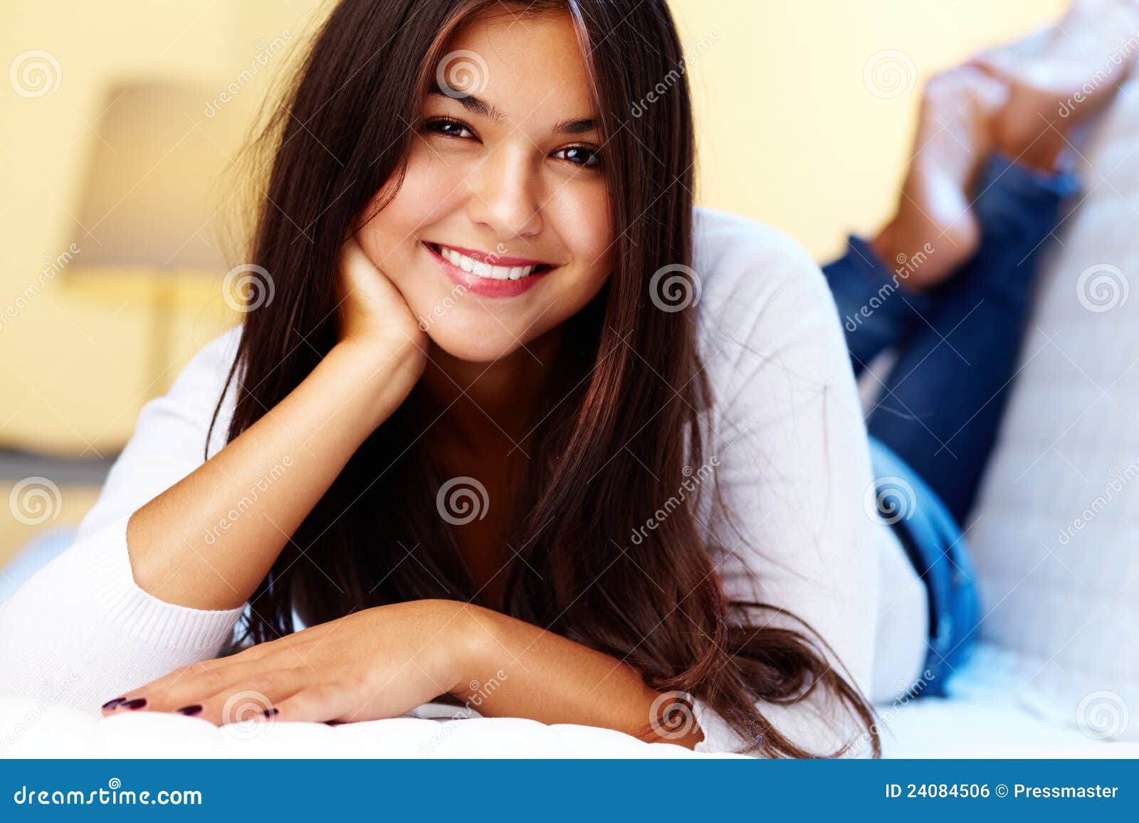 Girl at home stock photo. Image of focus, lifestyle, lovely - 24084506