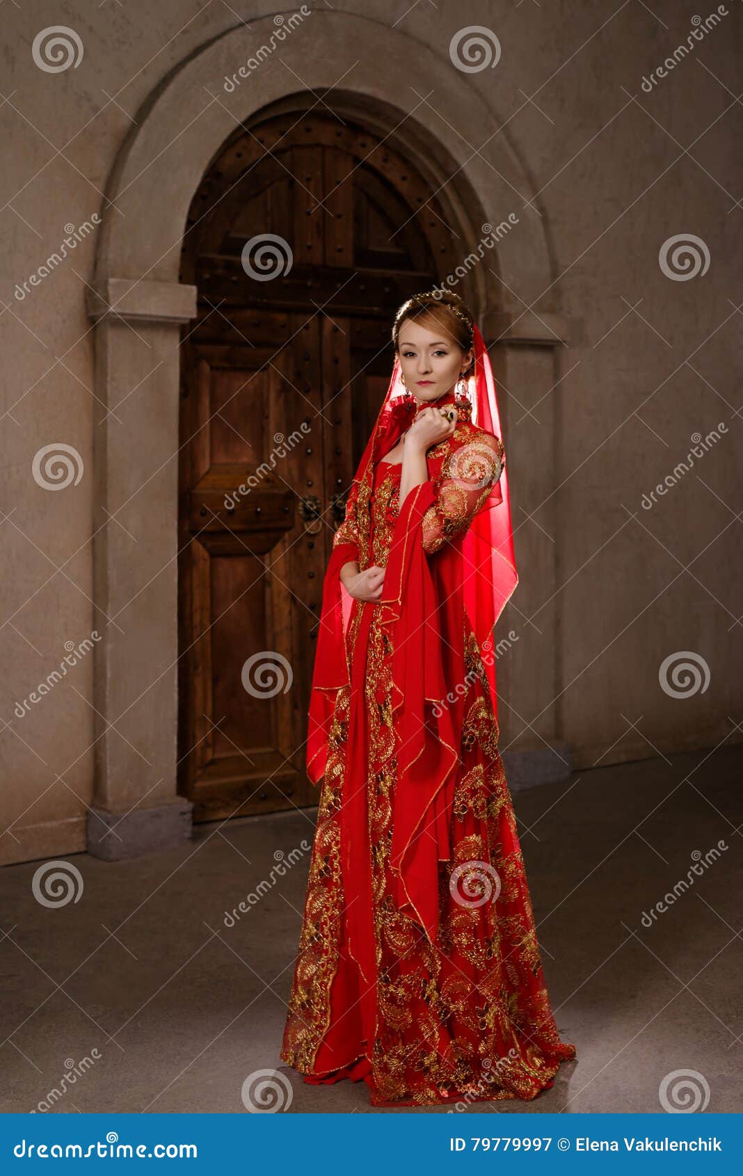 Girl at the Image of Turkish Sultan S Wife Stock Image - Image of ...
