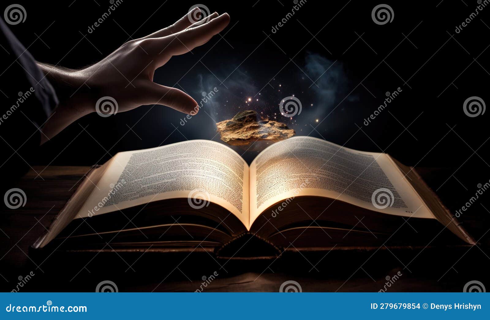 Mystical Book Nook A Traditional Library With Towering Bookshelves. AI ...