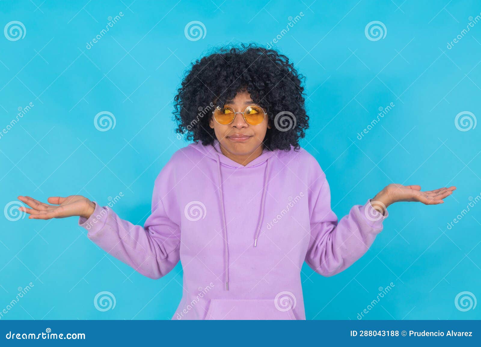 Girl with Incomprehension Expression Stock Photo - Image of gesture ...