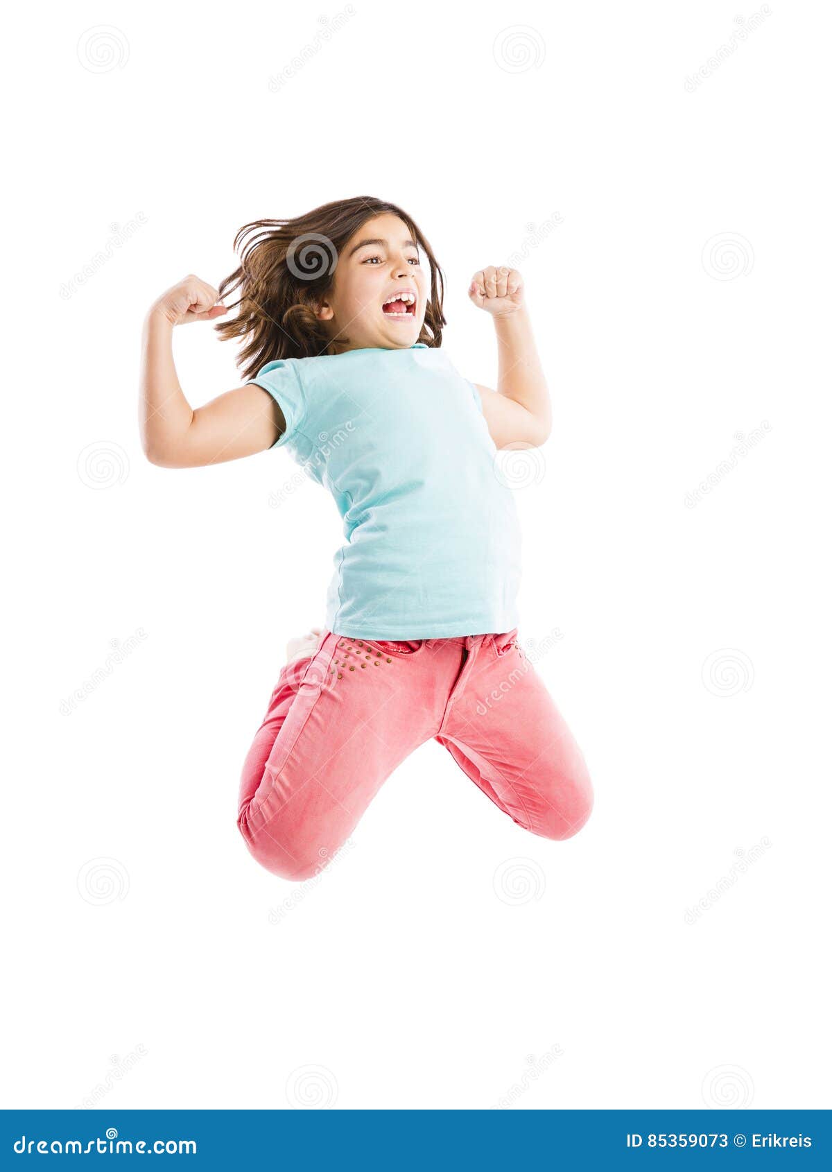 Girl jumping stock image. Image of cute, beauty, dance - 85359073