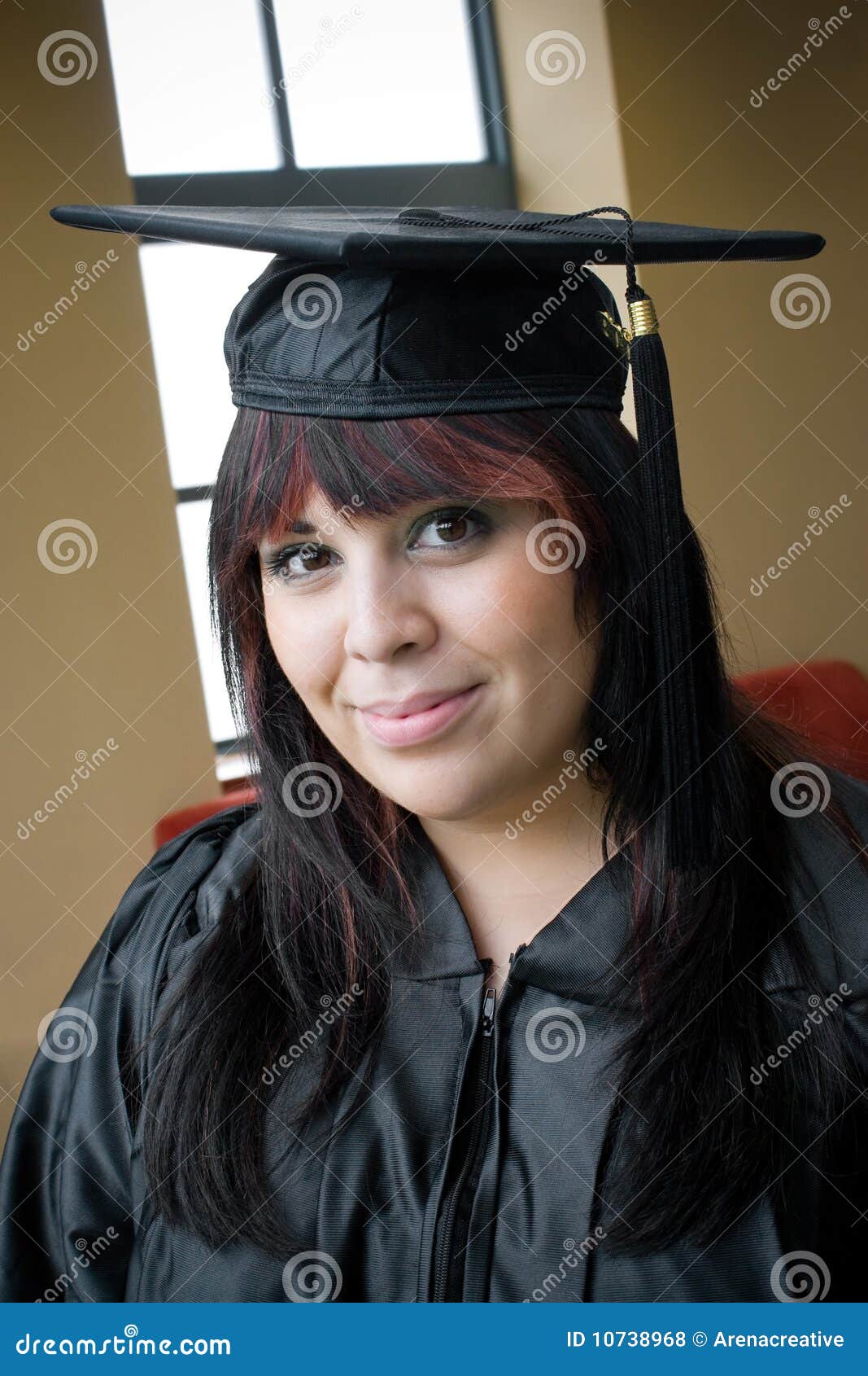 Girl that Just Graduated stock photo. Image of confident - 10738968