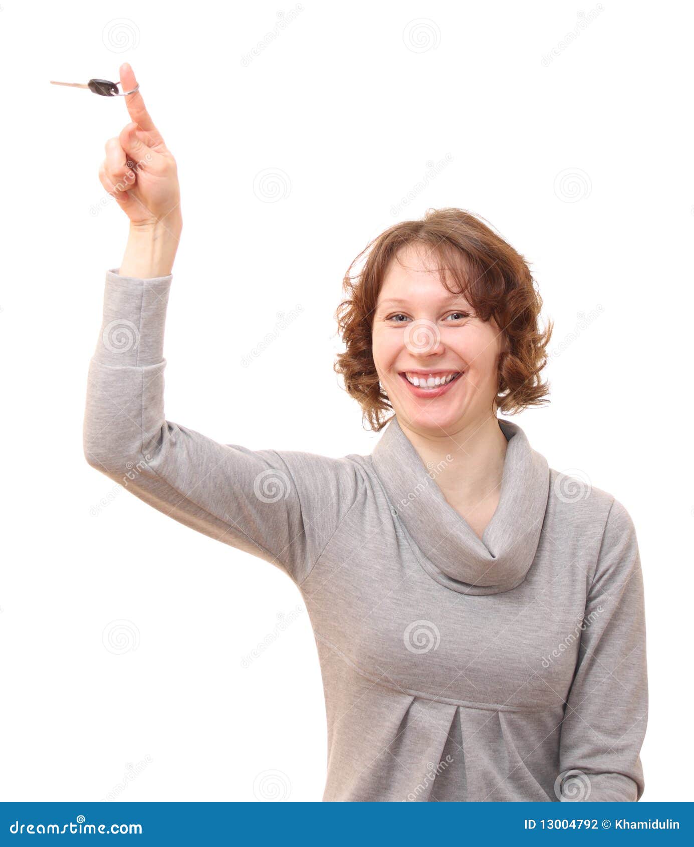 Girl with a key. stock photo. Image of background, dress - 13004792