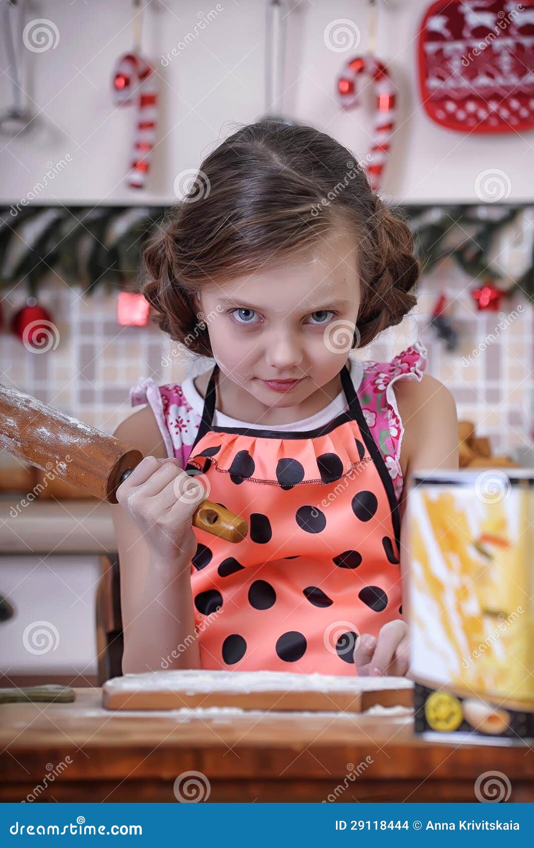 Girl in the kitchen stock photo. Image of celebration - 29118444