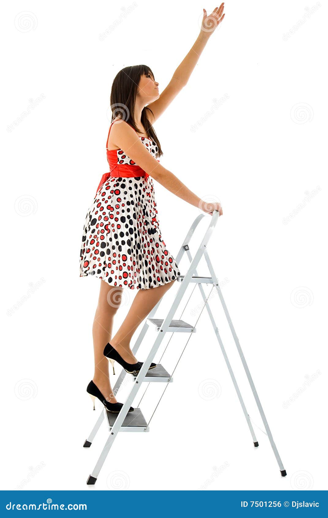 Girl On The Ladder Stock Photo | CartoonDealer.com #72236112