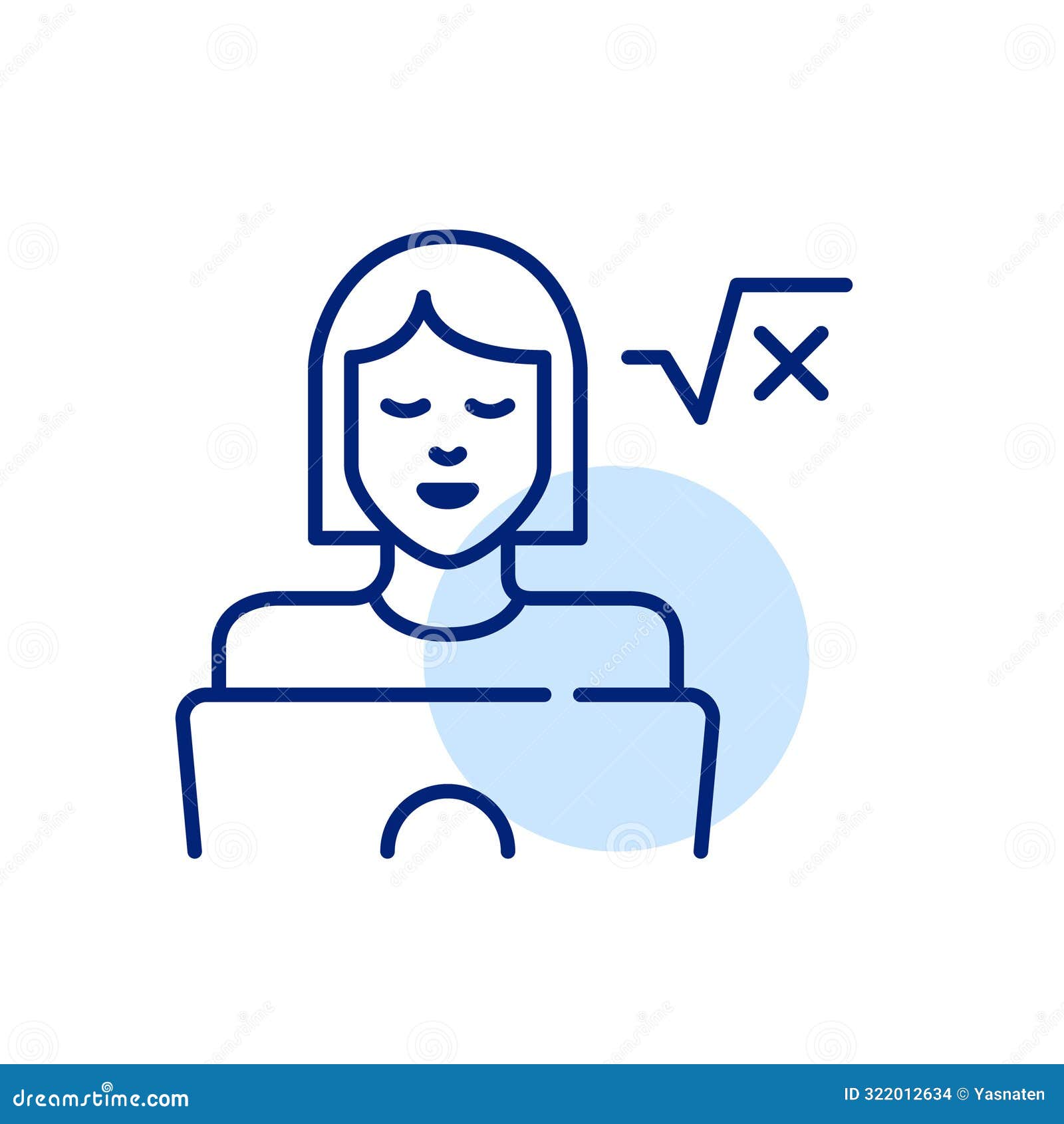 Root, Learning And Mathematics Icon. Perfect For Application, Web, Logo ...