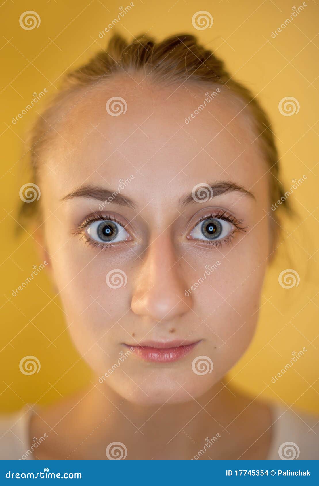 Girl with a large eyes stock photo. Image of fresh, pretty - 17745354