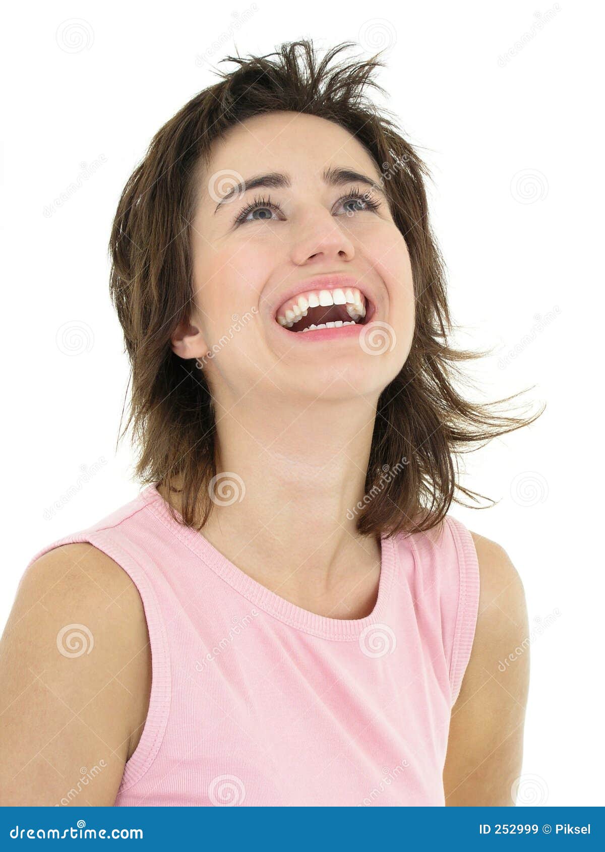 Girl Laughing Stock Image | CartoonDealer.com #1238011