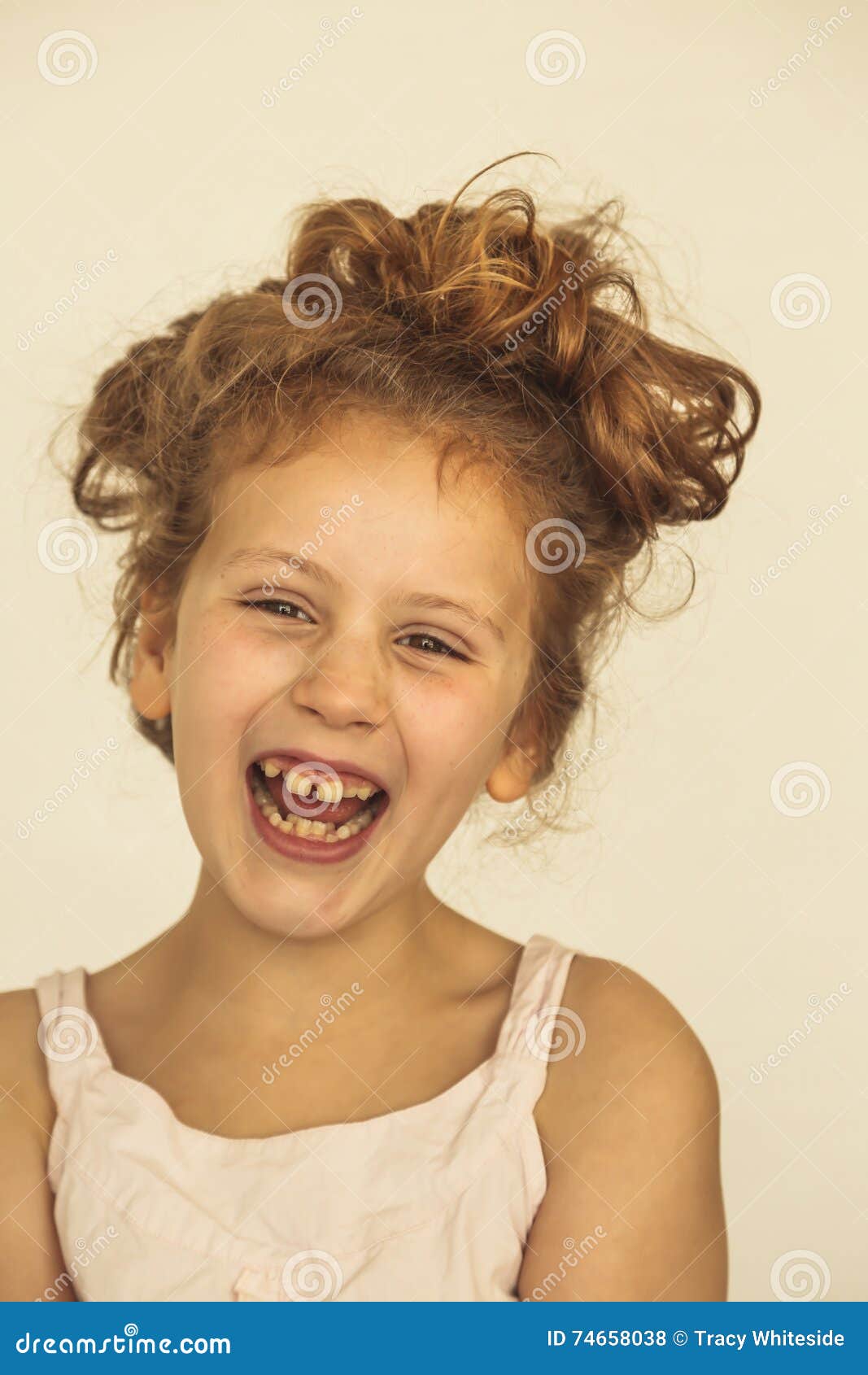 Girl laughing stock photo. Image of cool, beautiful, portrait - 74658038