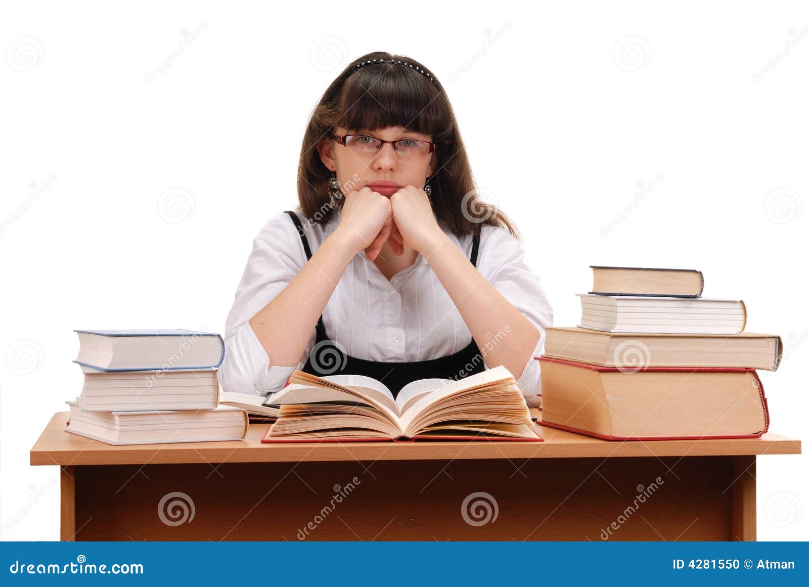 Girl Learning stock photo. Image of child, young, teenager - 4281550